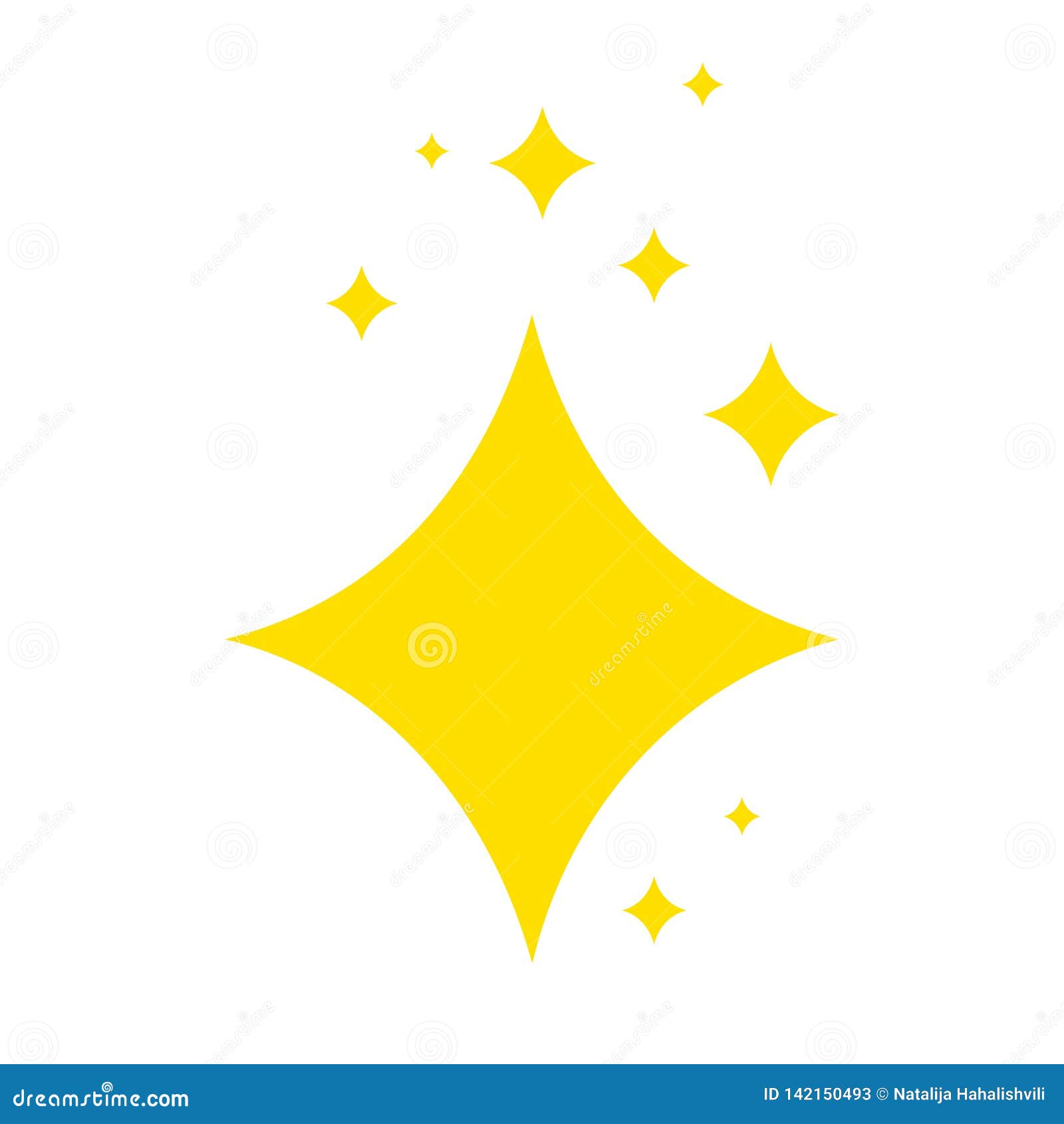 Shine Icon, Clean Star Icon. Stock Vector - Illustration of effect ...