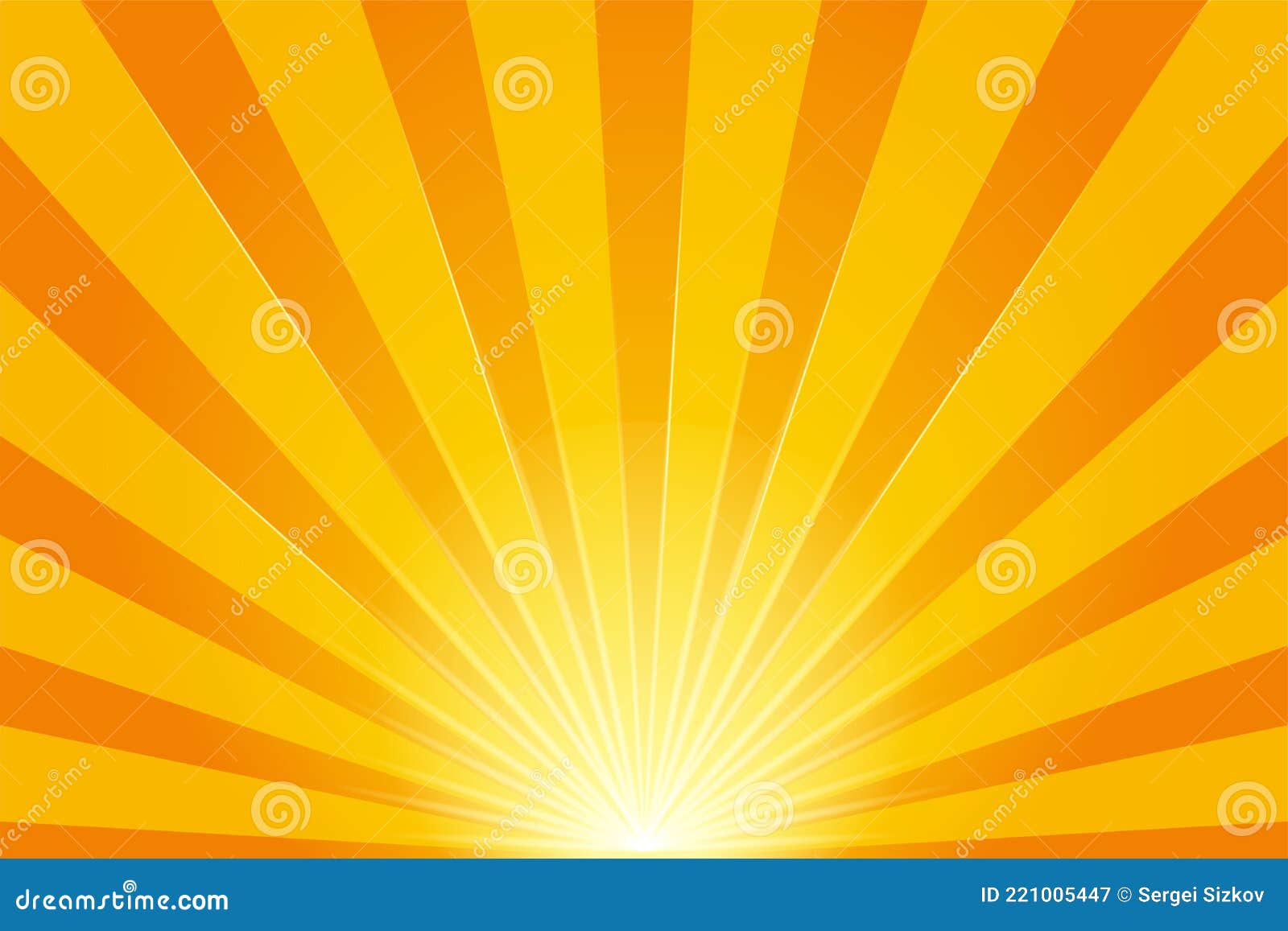 Shine Sun Rays Pattern on Light Background. Vector Stock Vector ...
