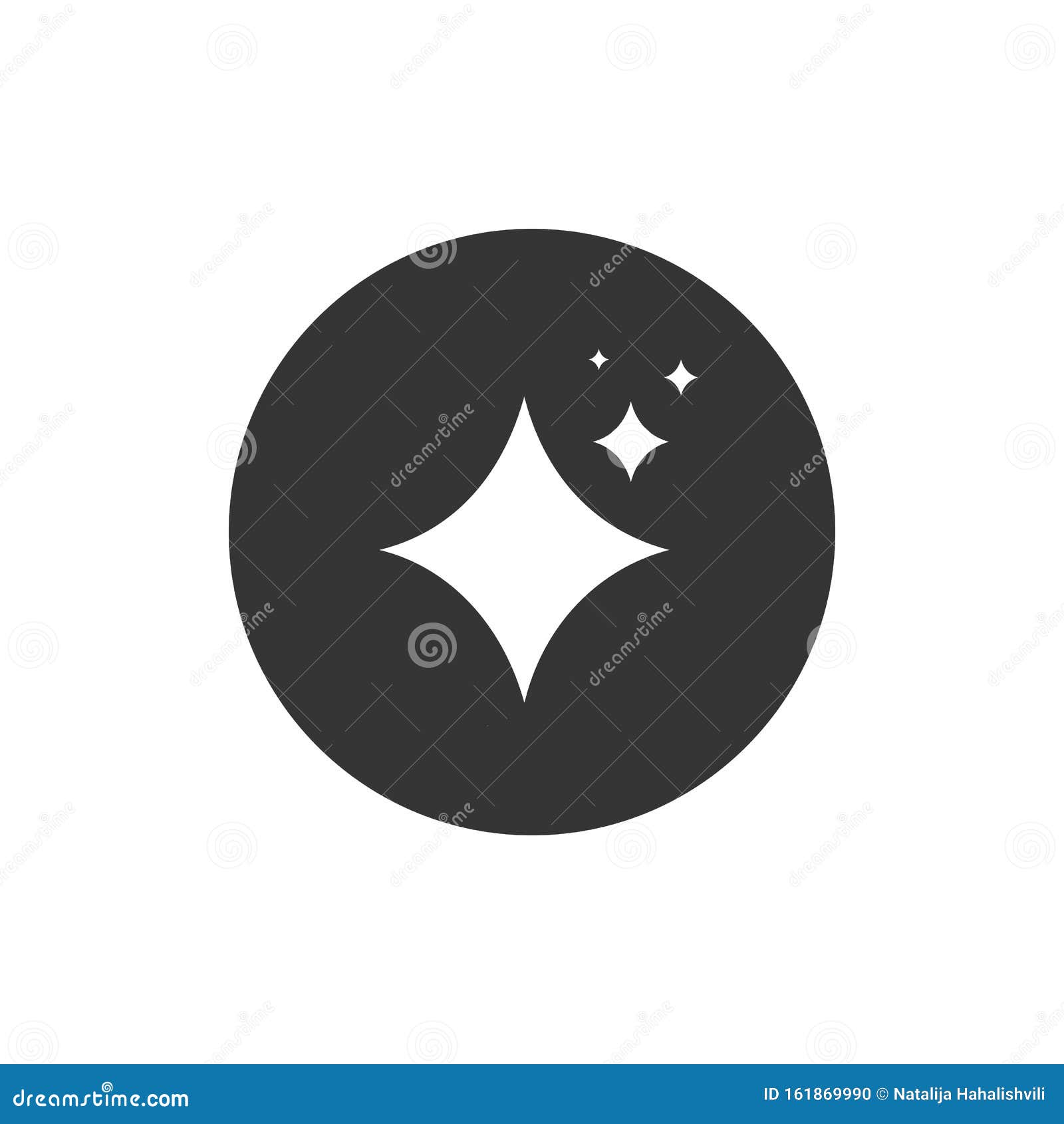 Shine-Symbol, Clean Star-Symbol Vector Vektor Abbildung - Illustration ...