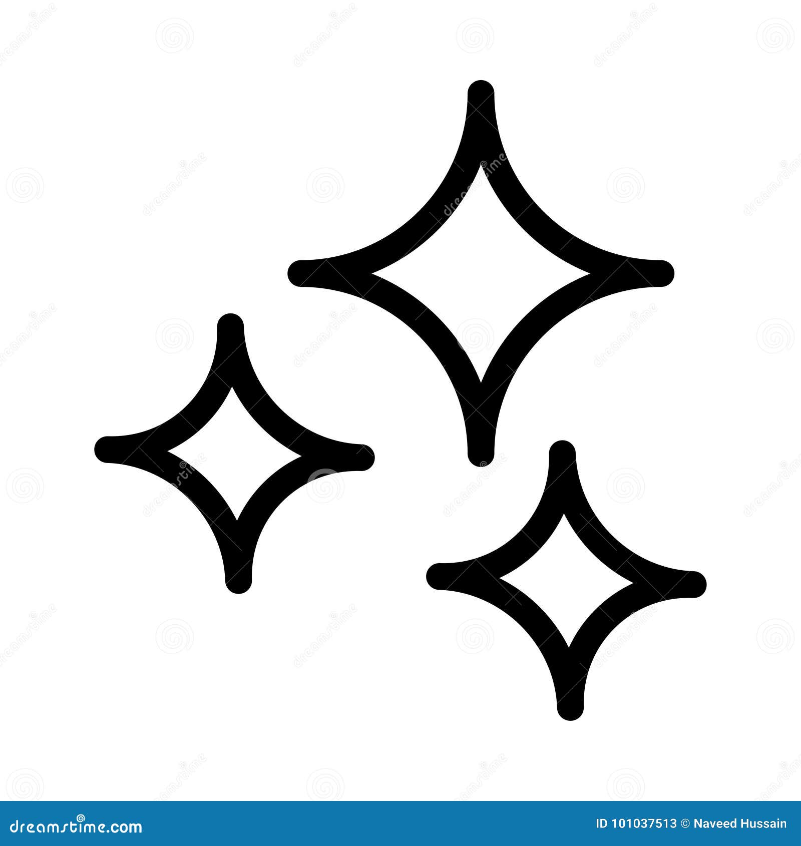 Shine icon stock illustration. Illustration of thin - 101037513