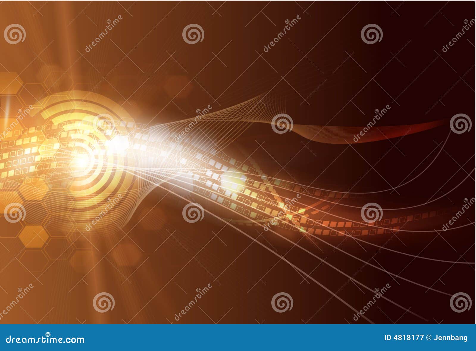 Shine wave background stock illustration. Illustration of wave - 4818177