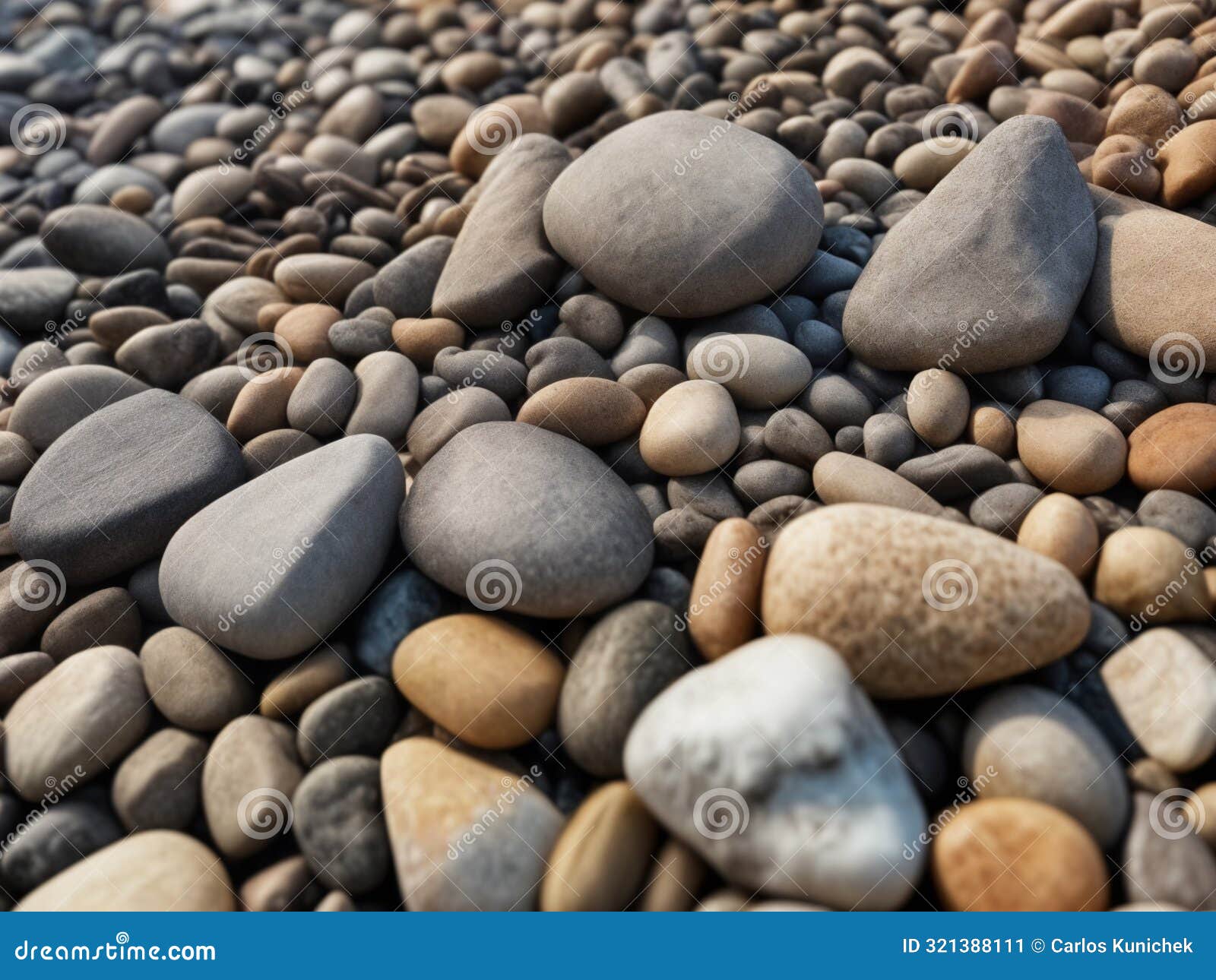 Shingle or Gravel Background of Stones and Pebbles - Generated by Ai ...