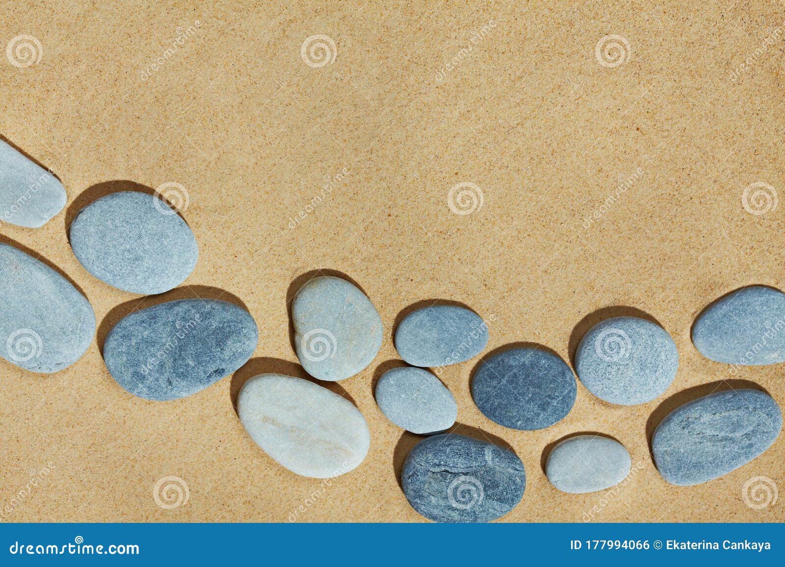 Shingle Road on Sea Sand, Relaxing Picture Stock Photo - Image of shore ...
