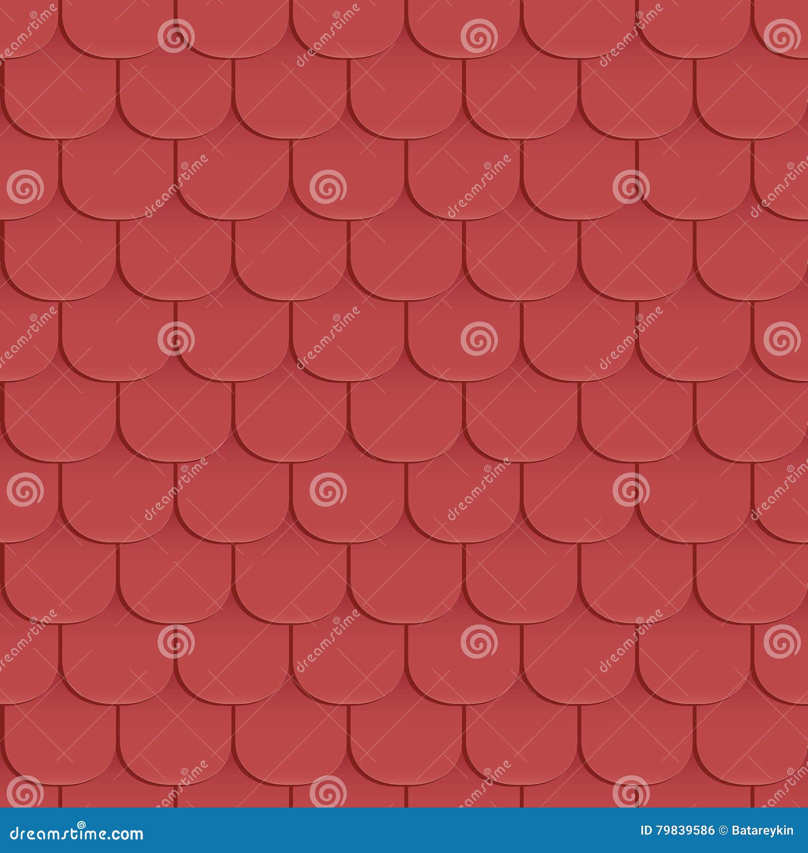 Shingles Roof Seamless Pattern Stock Vector - Illustration of roofing ...