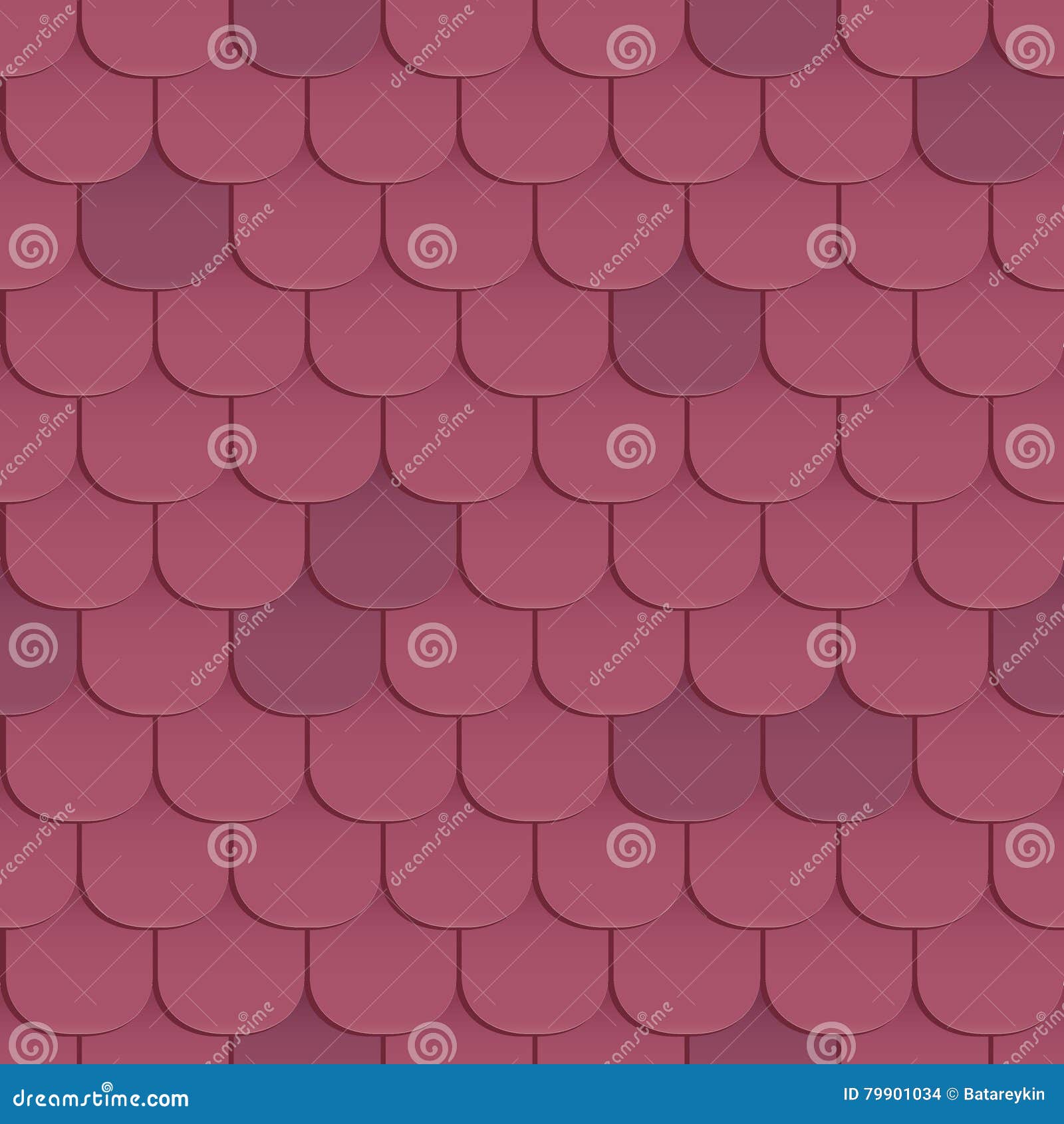 Shingles Roof Seamless Pattern Vector Illustration | CartoonDealer.com ...