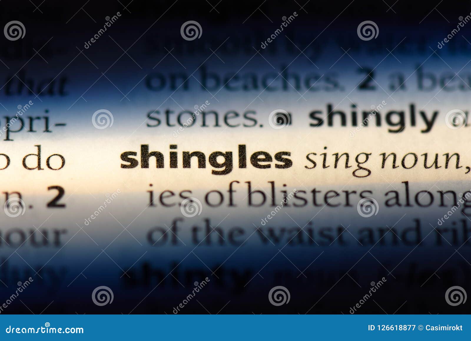Shingles stock image. Image of writing, english, shingles - 126618877