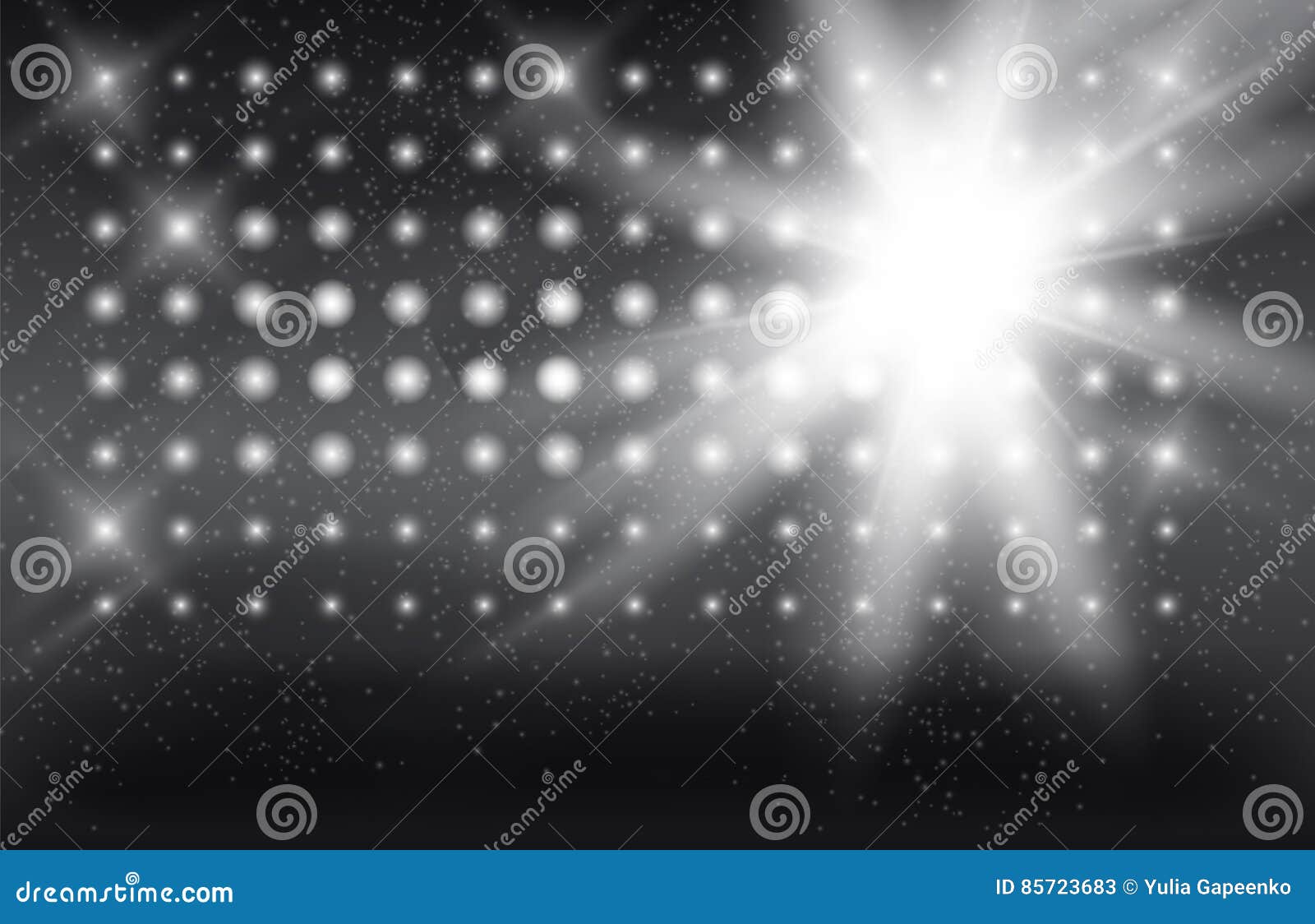 Shining Abstract Art Background. Vector Illustration Stock Vector ...