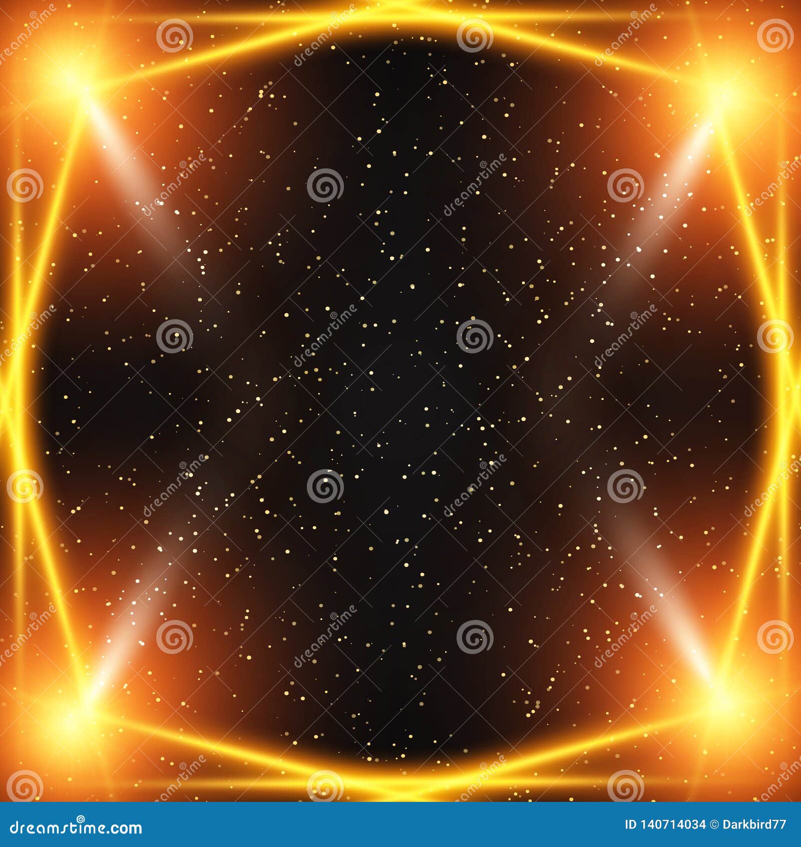 Shining Abstract Background with Spotlights Stock Illustration ...