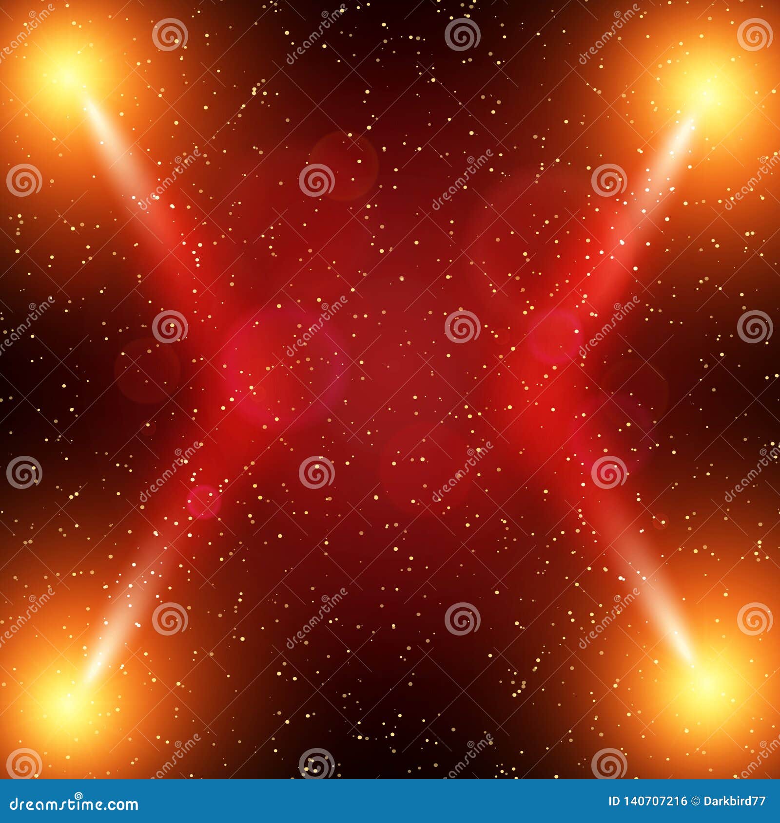 Shining Abstract Background with Spotlights Stock Illustration ...