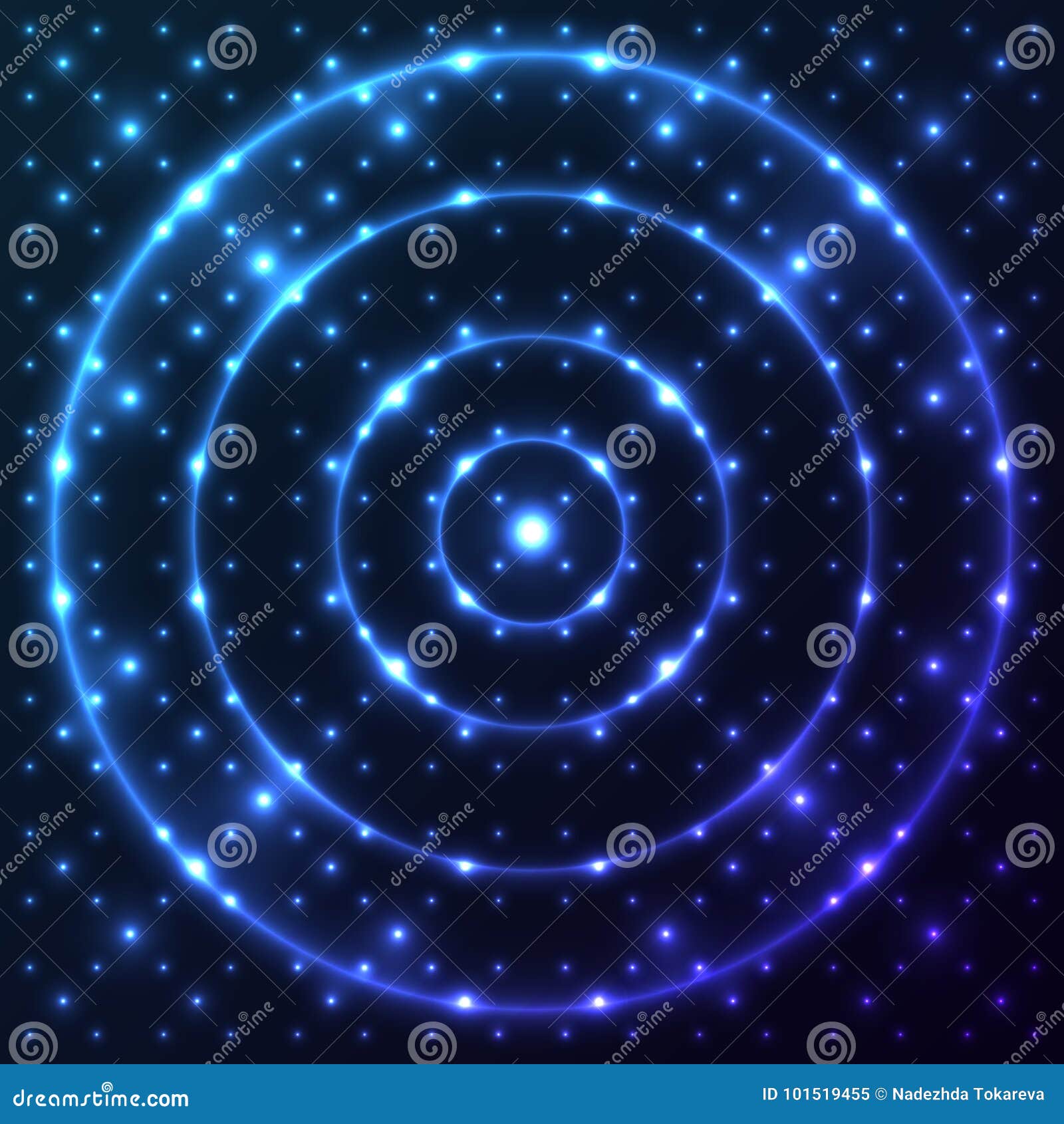 Shining Abstract Rounds Background Stock Vector - Illustration of ...