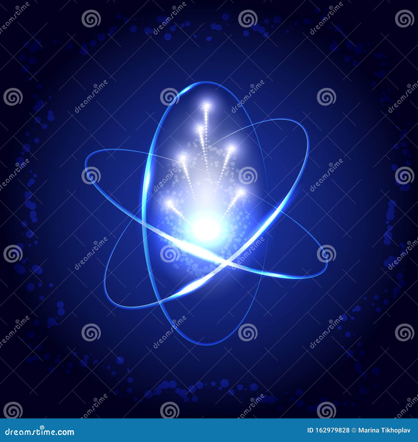 Shining Atom Model with Neon Light and Fusion with Particles and ...