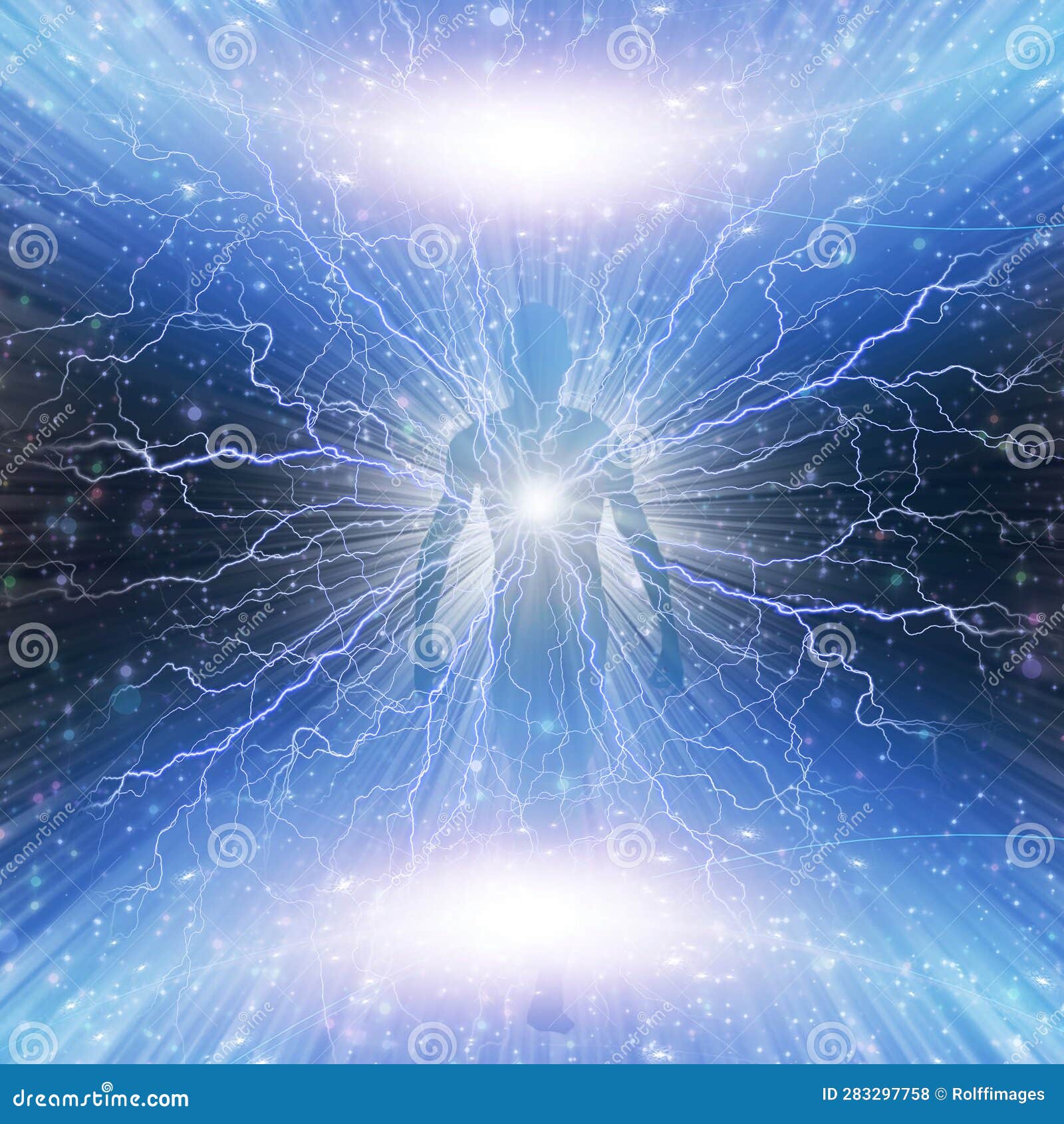 Shining aura in light stock illustration. Illustration of esoteric ...