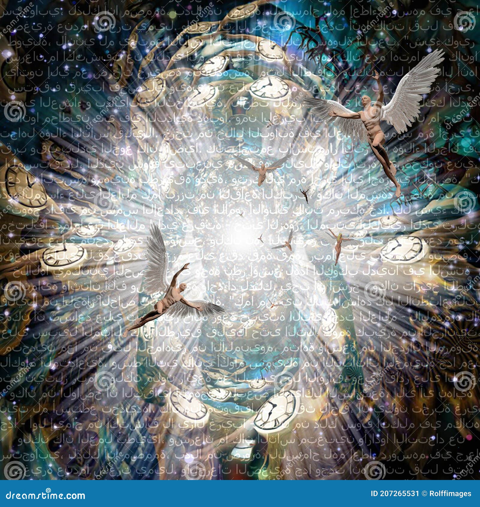 Shining Aura and Rays of Light Stock Illustration - Illustration of ...