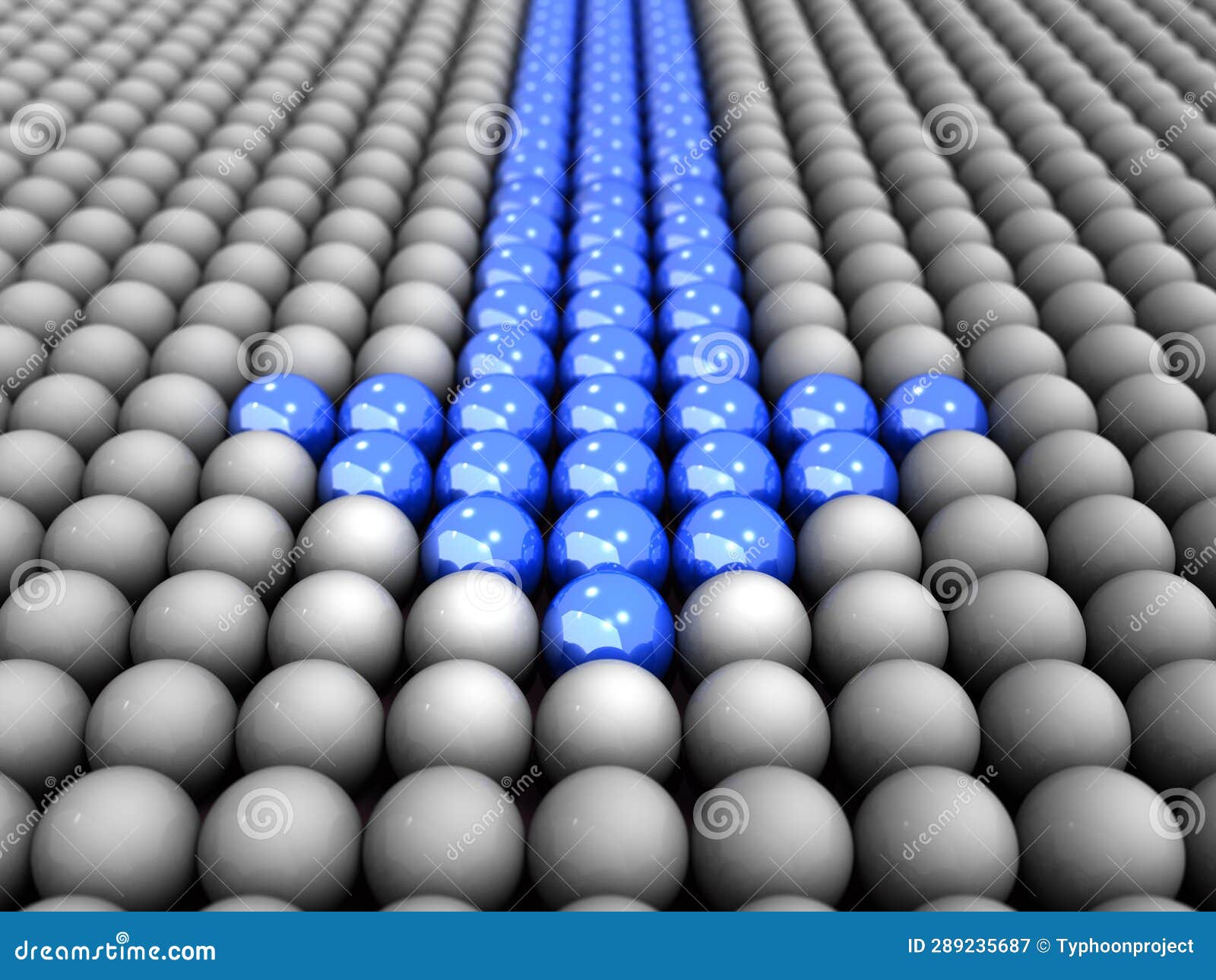 Shining Blue Arrow. Forward and Progress. Attack and Aggression. an ...