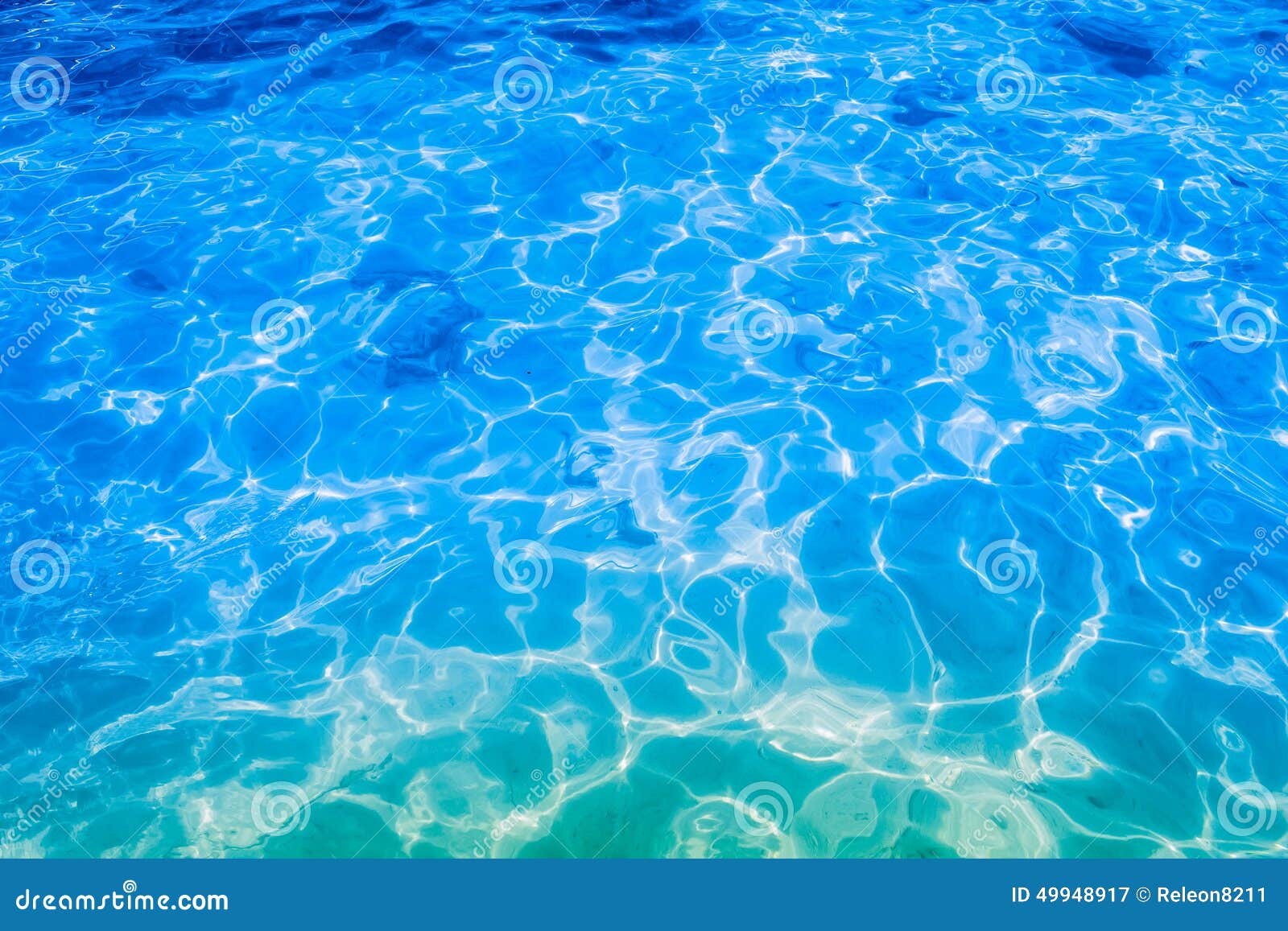 Shining Blue Water Ripple Background Stock Image - Image of lake, ocean ...