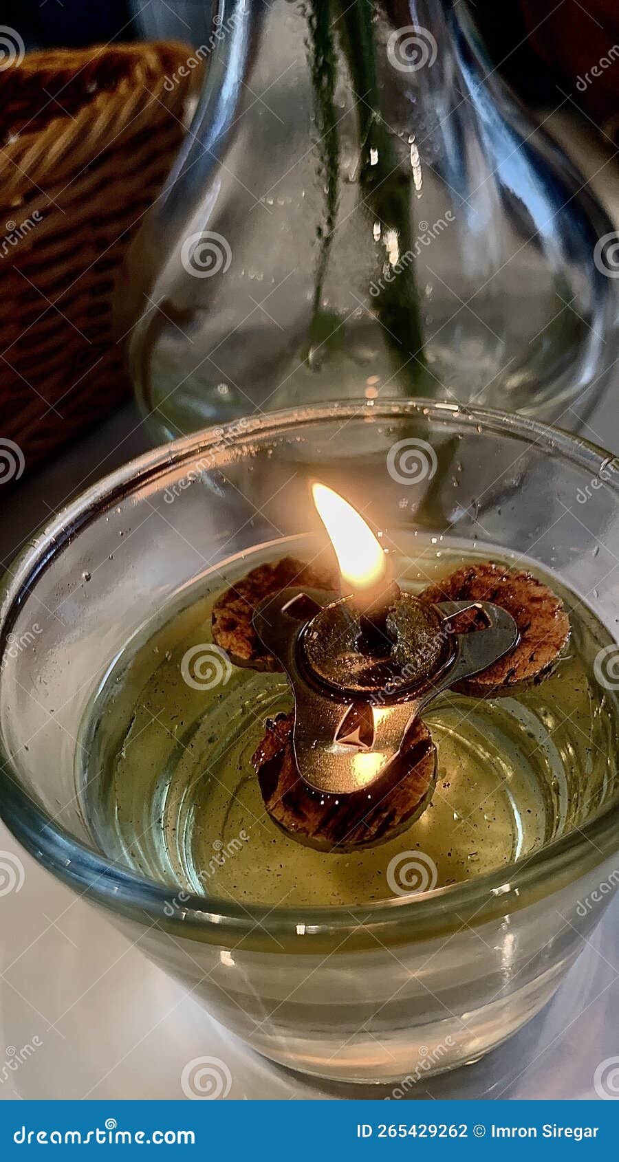 Shining candle light stock photo. Image of light, corner - 265429262