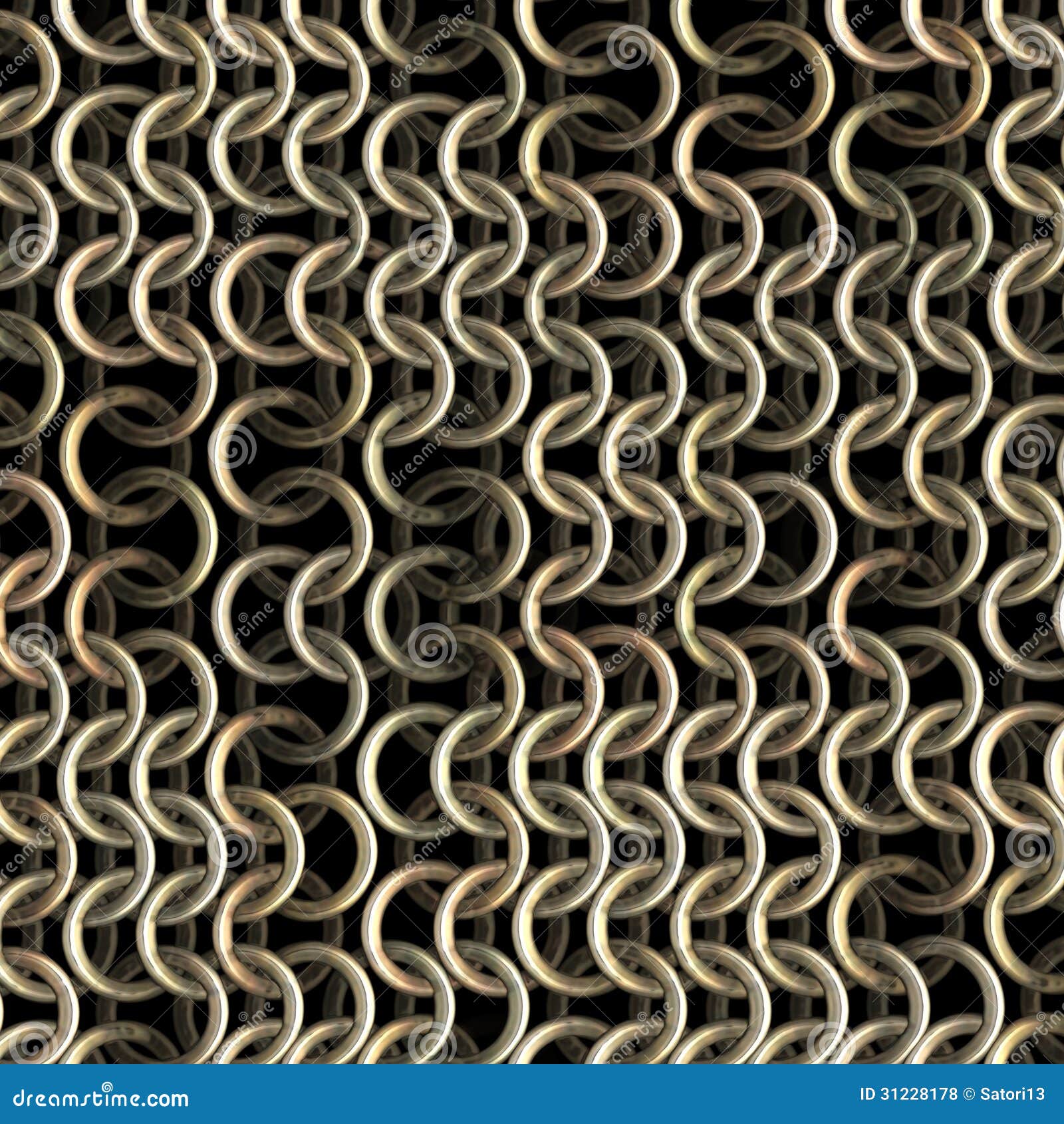 Shining chainmail stock illustration. Illustration of iron - 31228178