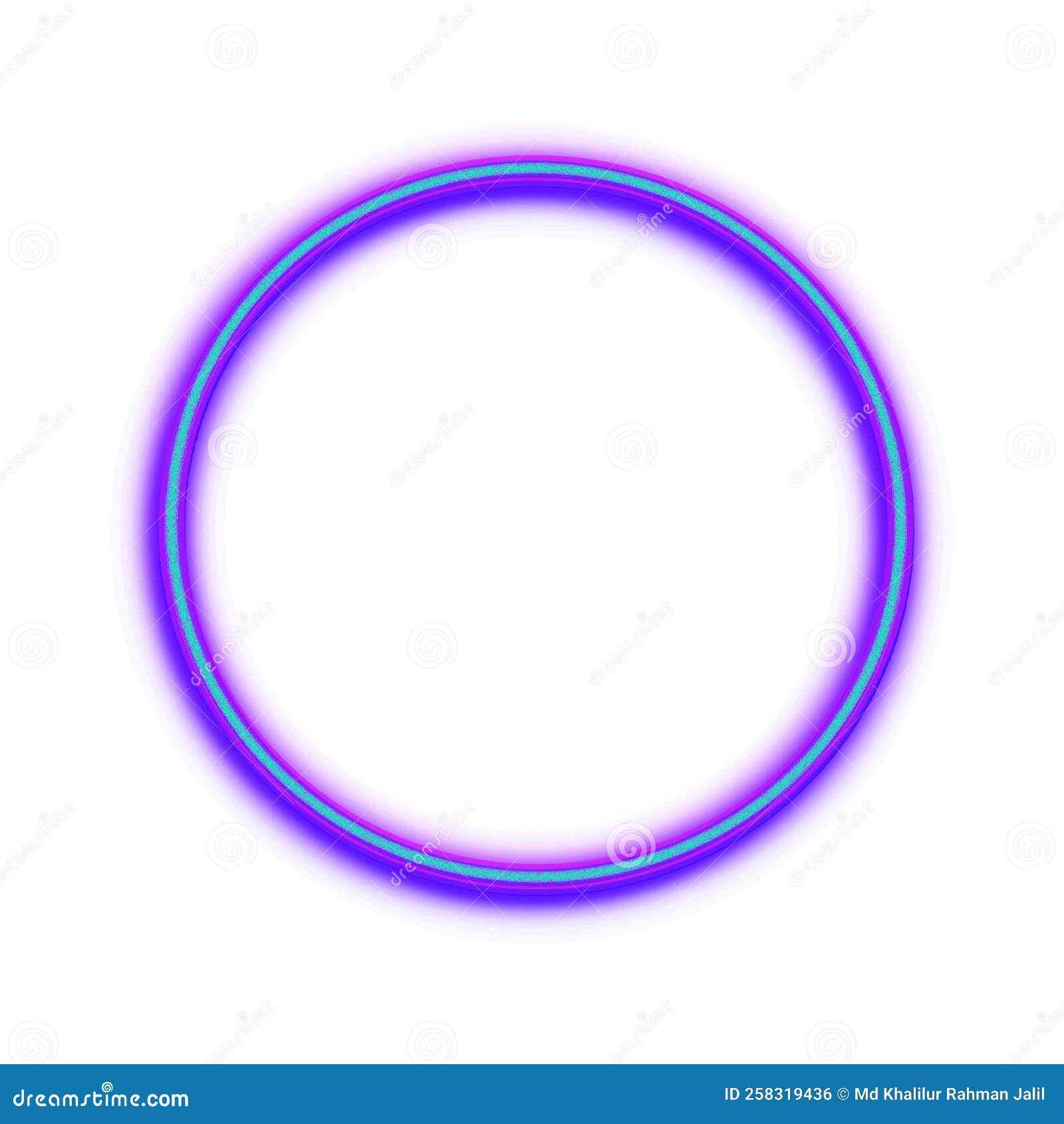 Shining Circle Frame Transparent Background Stock Illustration ...