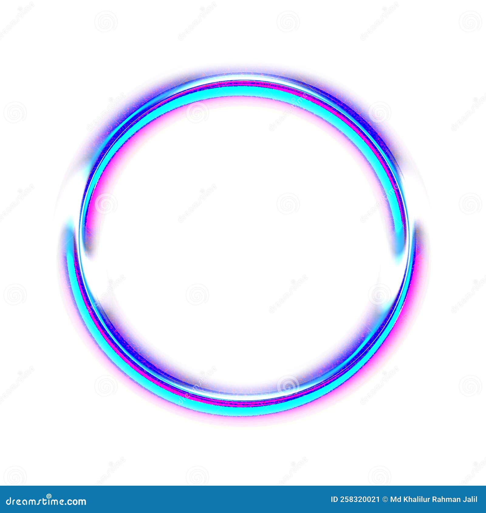 Shining Circle Frame Transparent Background Stock Illustration ...