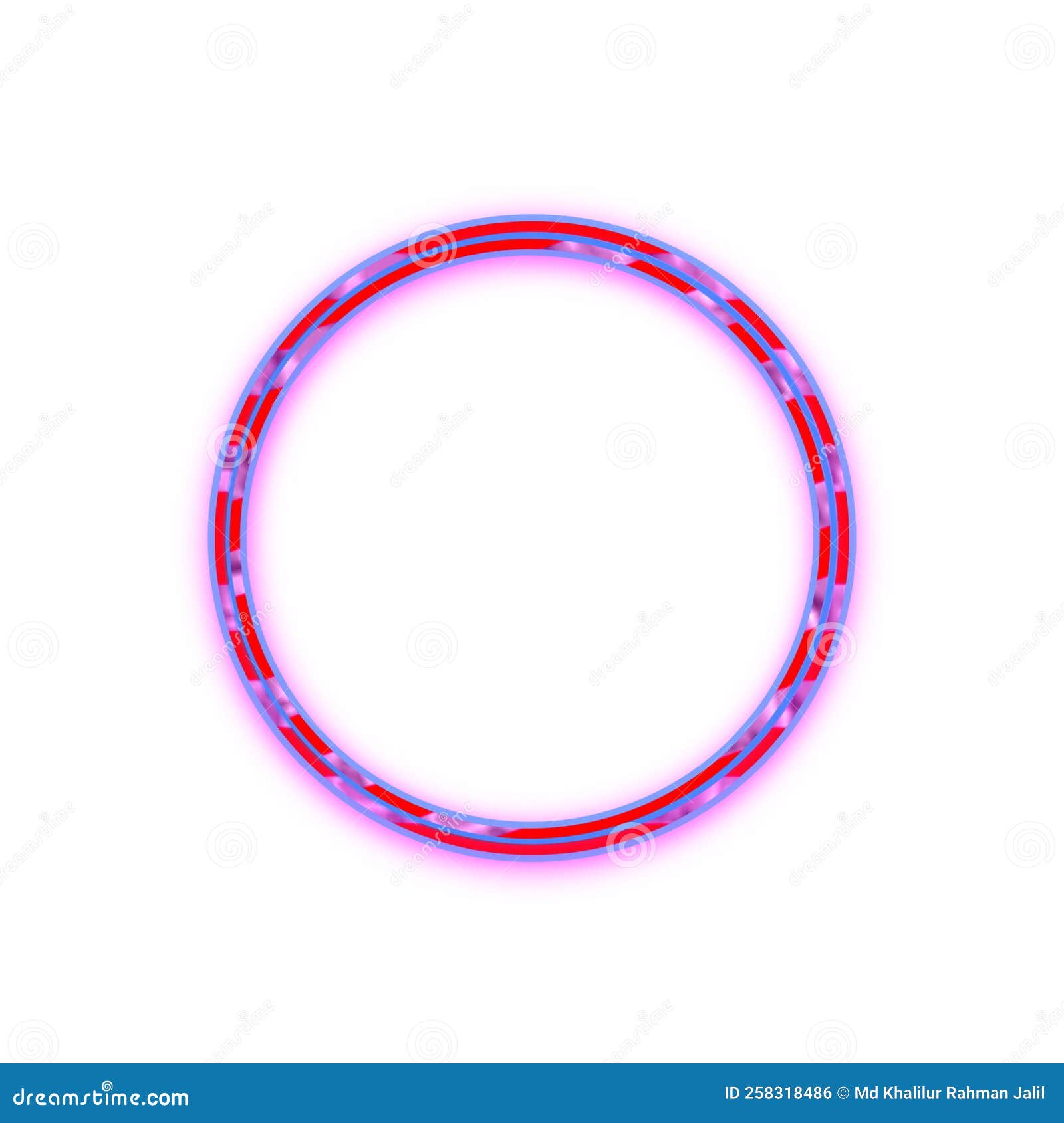 Shining Circle Frame Transparent Background Stock Illustration ...