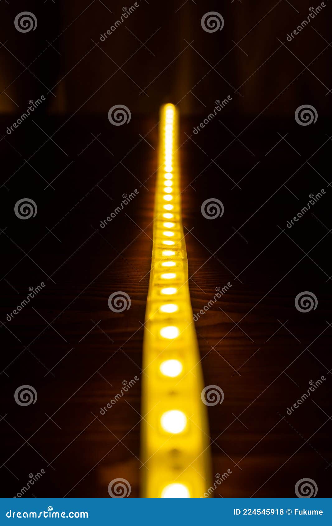 Shining Diode Tape,illuminate Led Strip Lighting Stock Photo - Image of ...