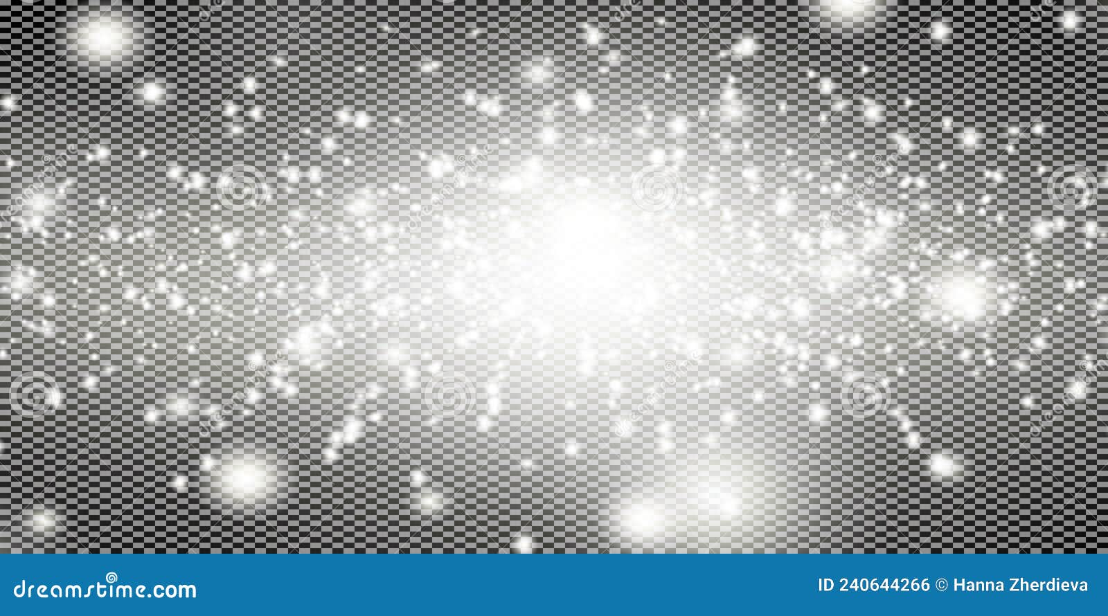 Shining Dust Effect on a Transparent Background, Shiny and Bright ...