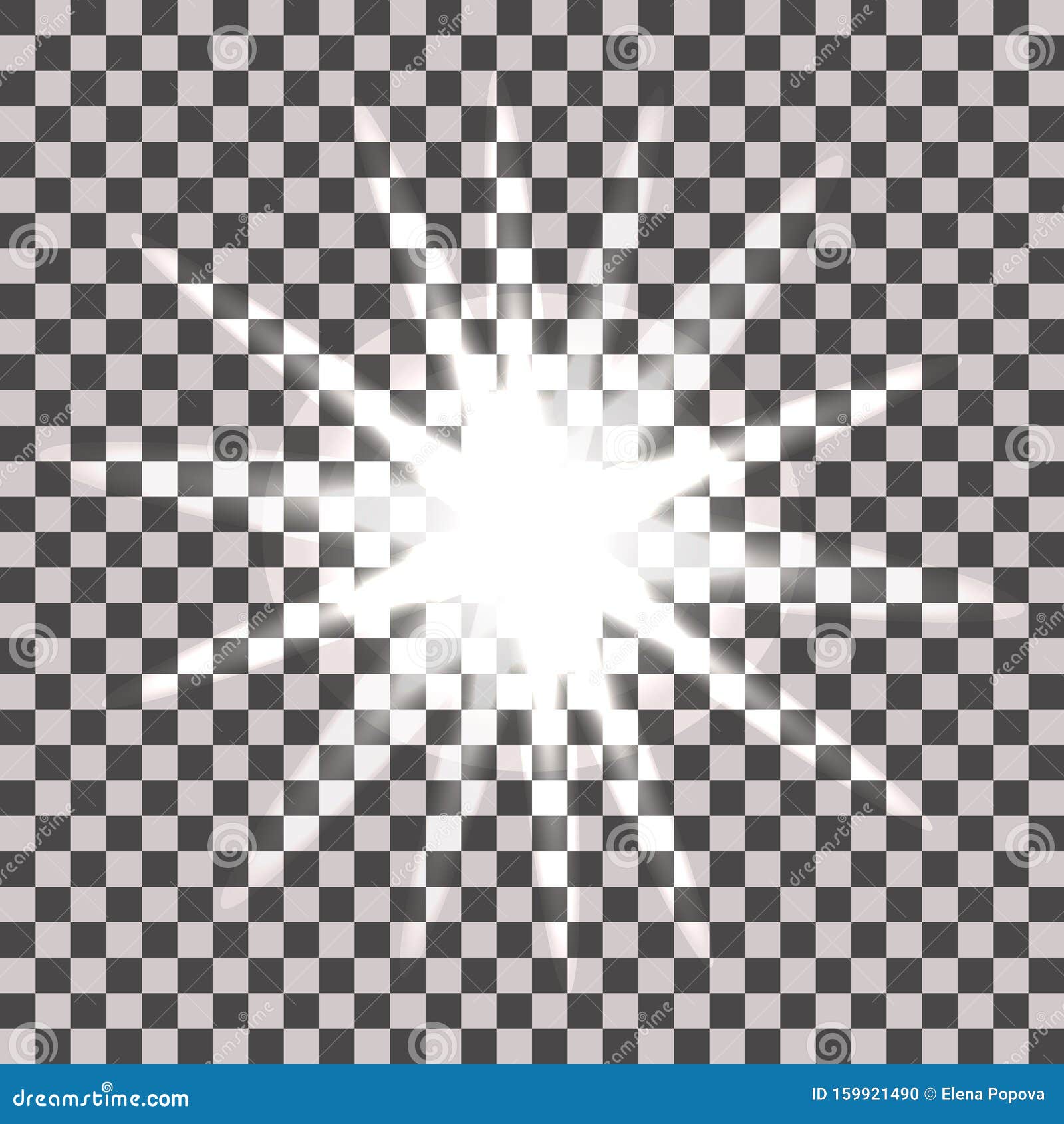 Exploding Star Over Futuristic City Skyline Royalty-Free Stock ...