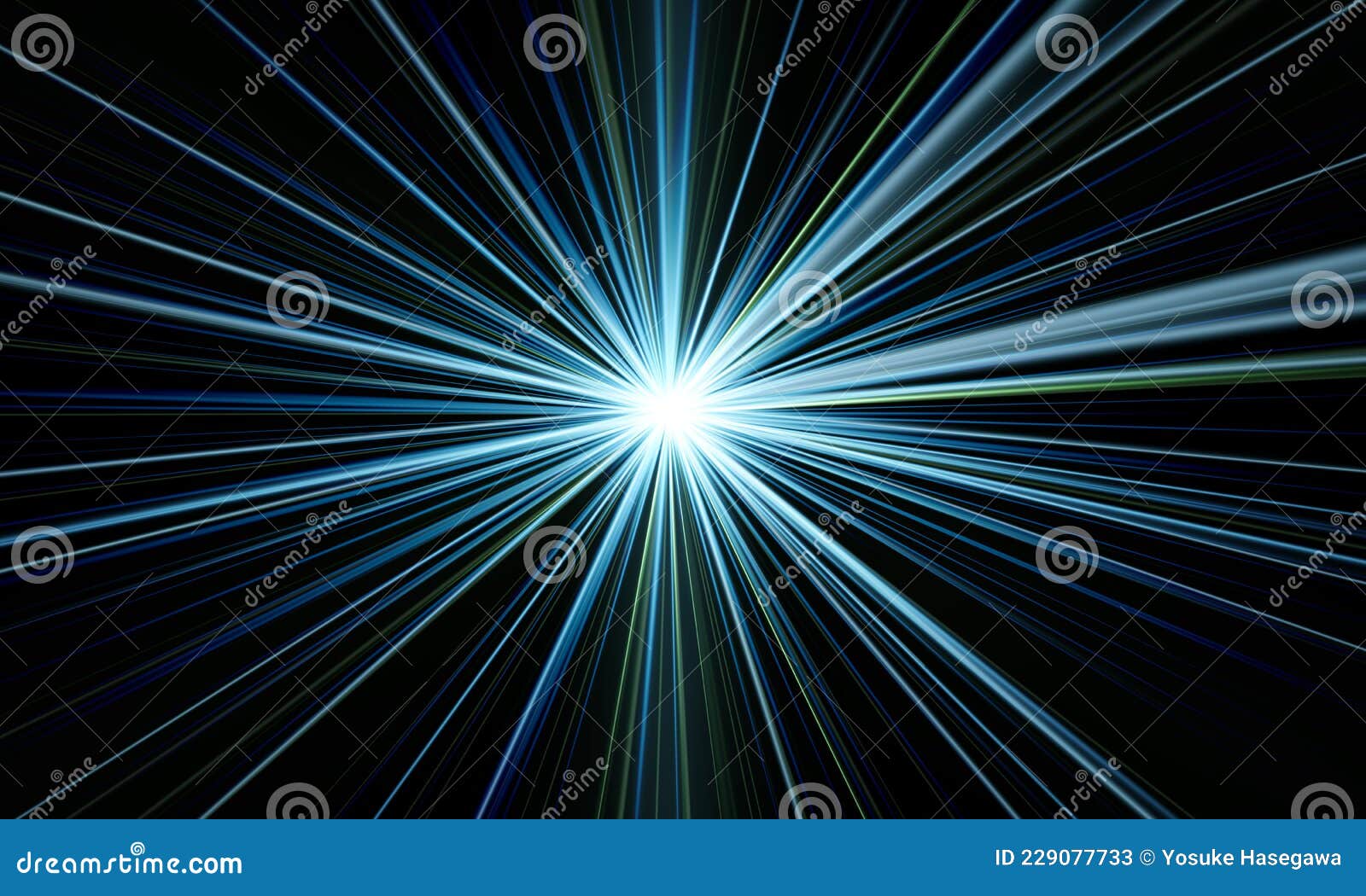 Shining Explosion Effect, 3D Illustration Stock Illustration ...