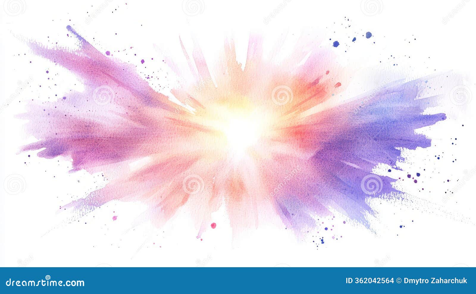 Shining Explosion Effect with Hot Rays and Light Particles Isolated on ...