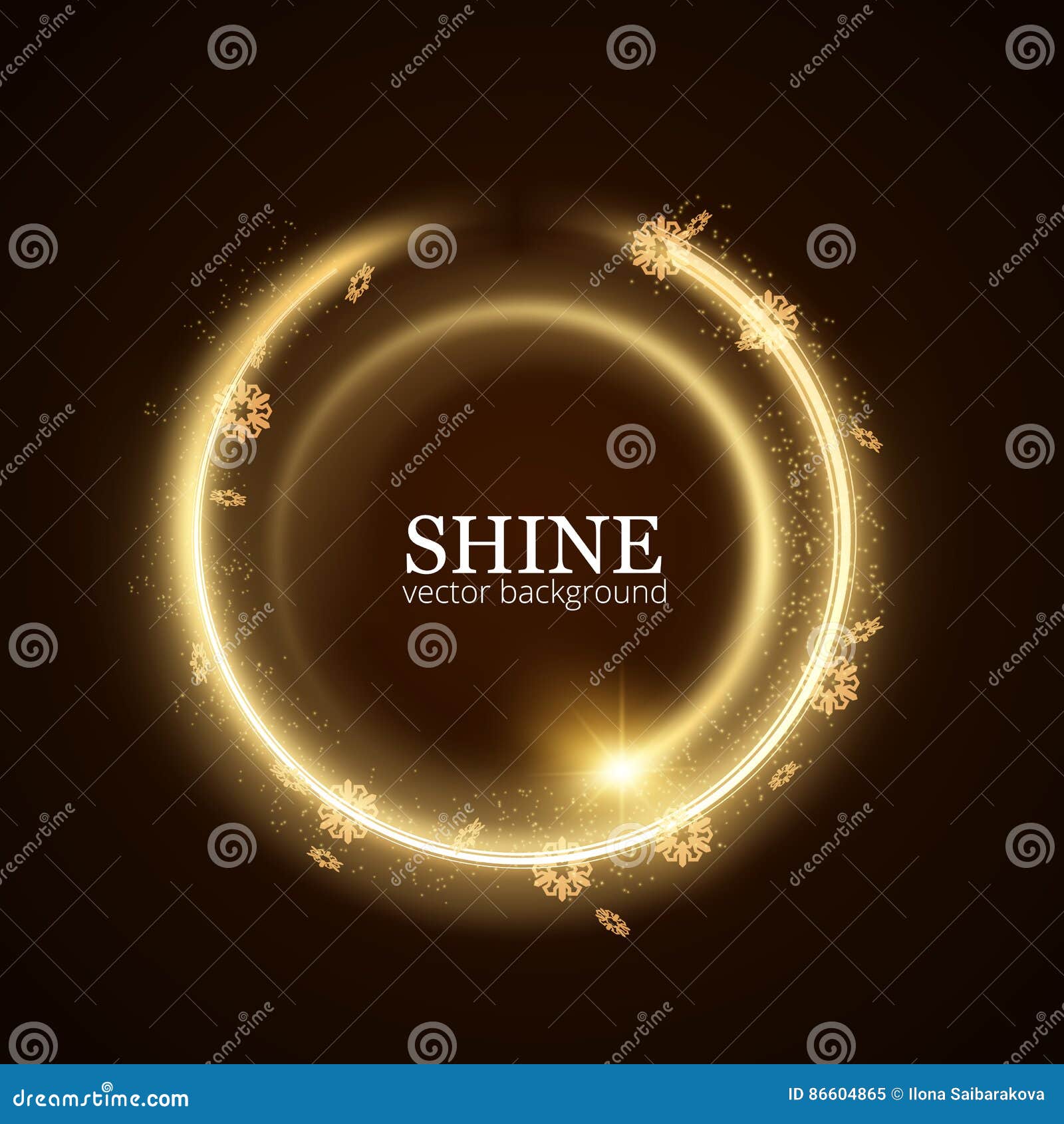 Shining Frame Vector Background. EPS10 Stock Vector - Illustration of ...