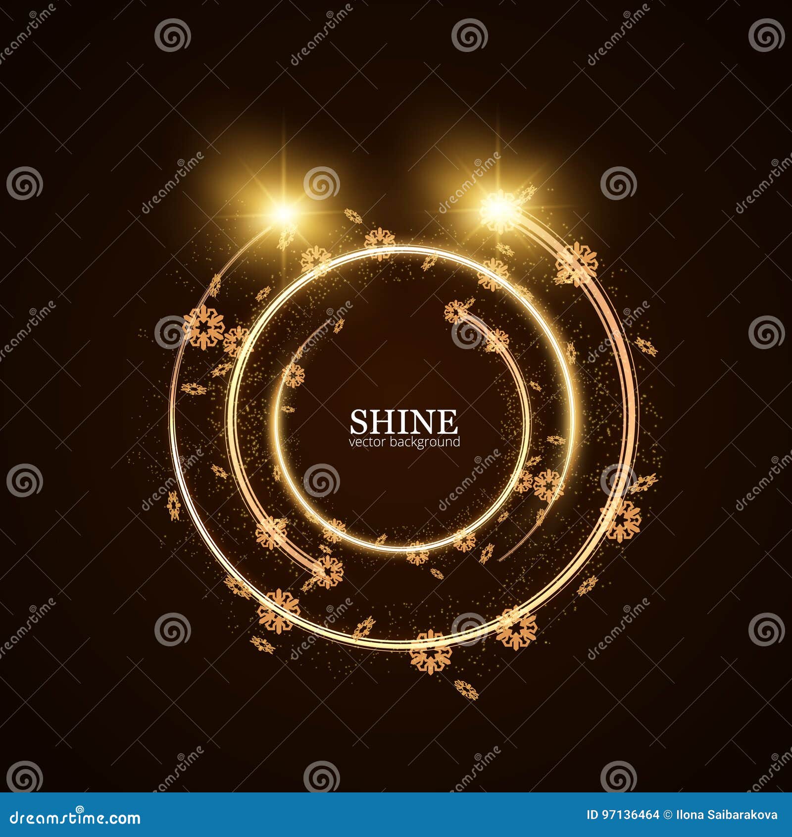 Shining Frame Vector Background. EPS10 Stock Vector - Illustration of ...