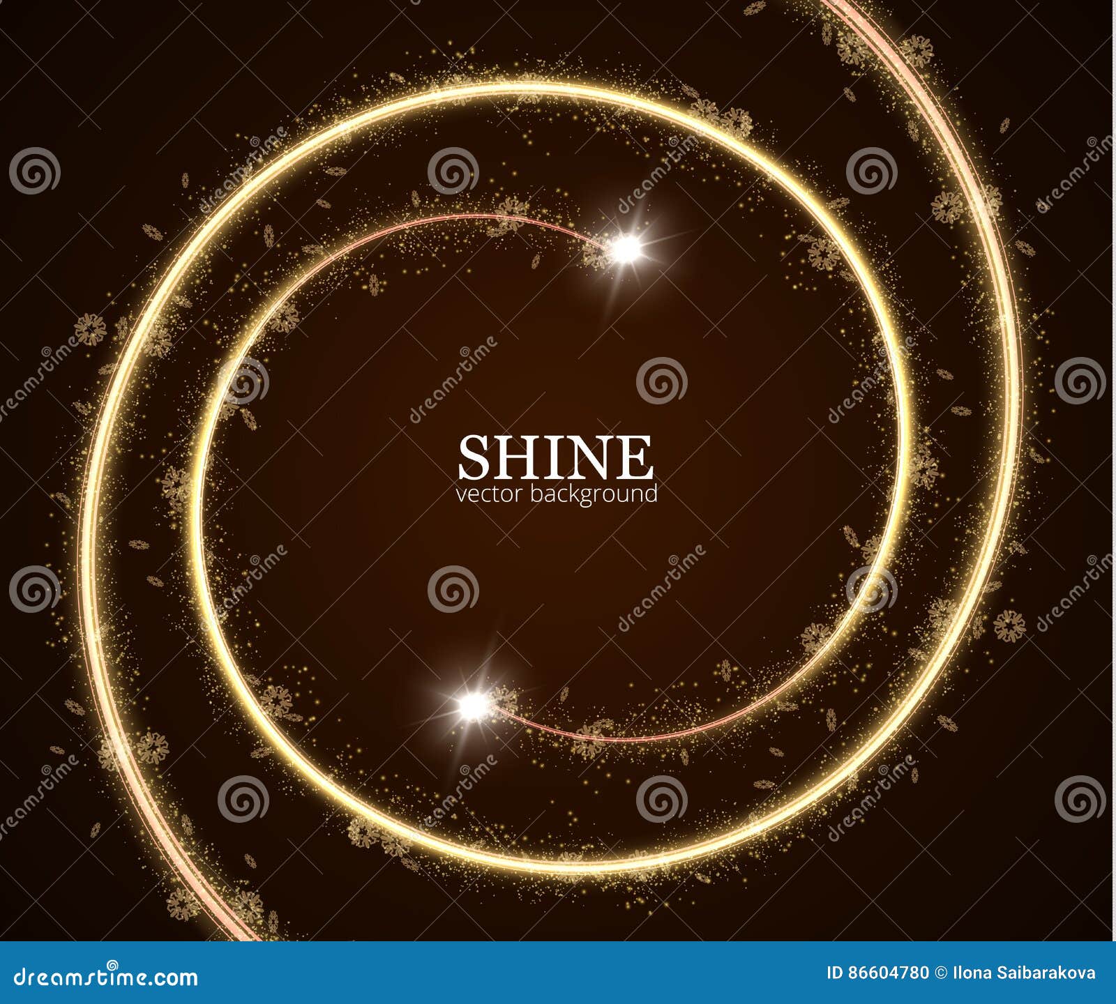 Shining Frame Vector Background. EPS10 Stock Vector - Illustration of ...