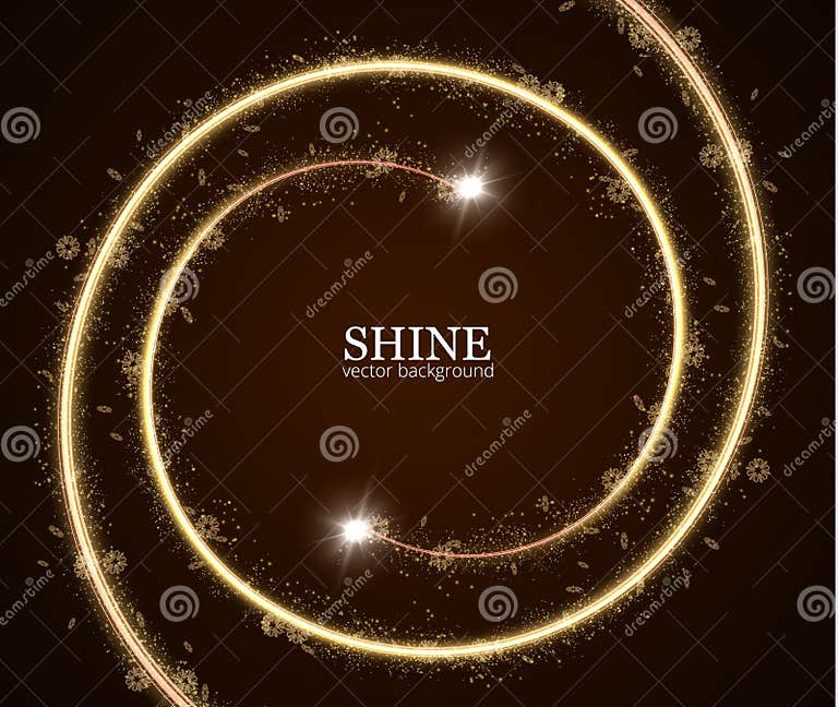 Shining Frame Vector Background. EPS10 Stock Vector - Illustration of ...