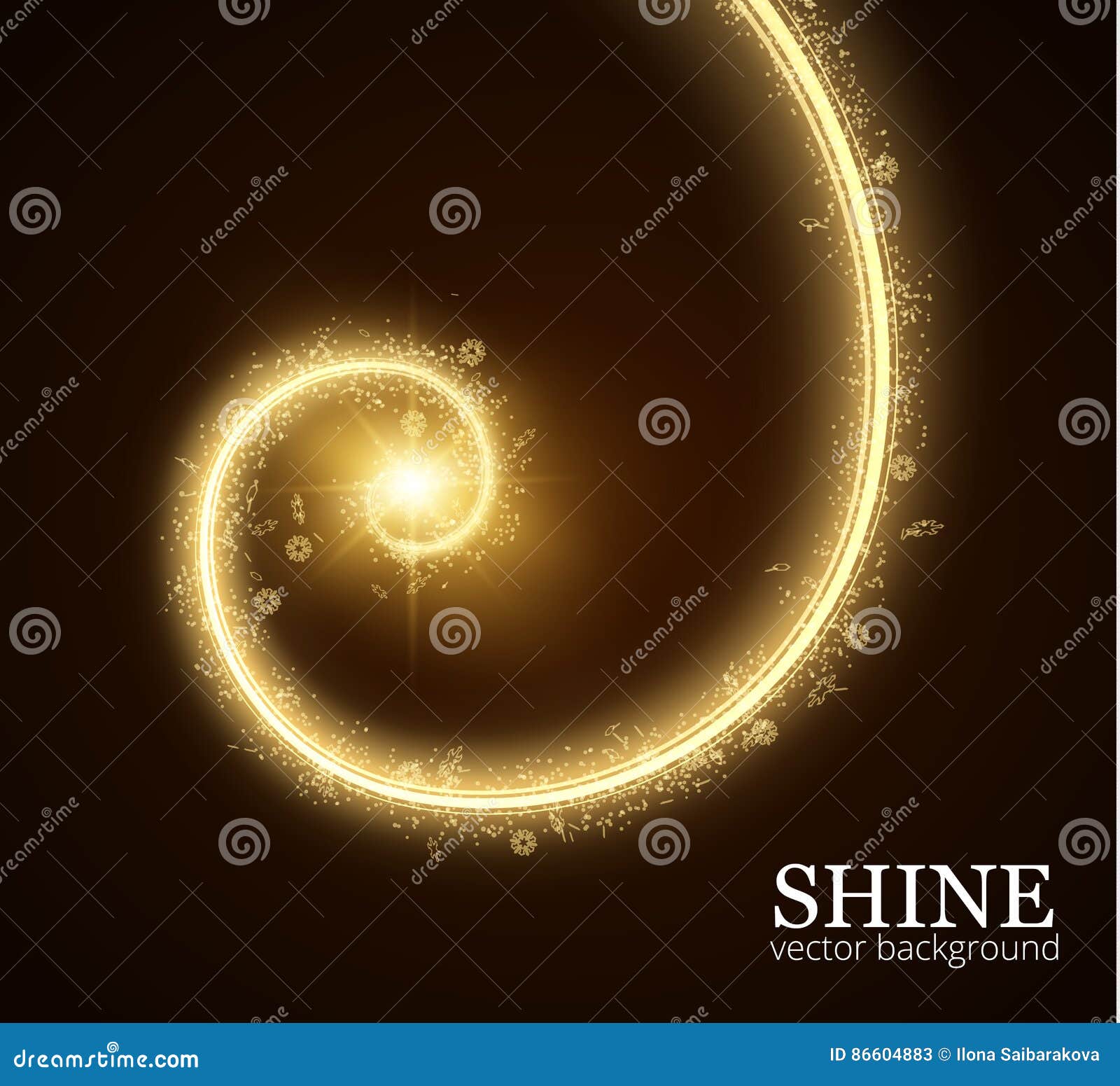 Shining Frame Vector Background. EPS10 Stock Vector - Illustration of ...