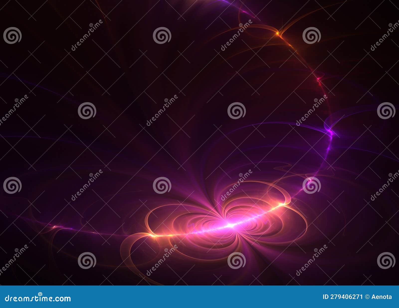 Shining Glowing Flash Background - Fractal Art Stock Illustration ...