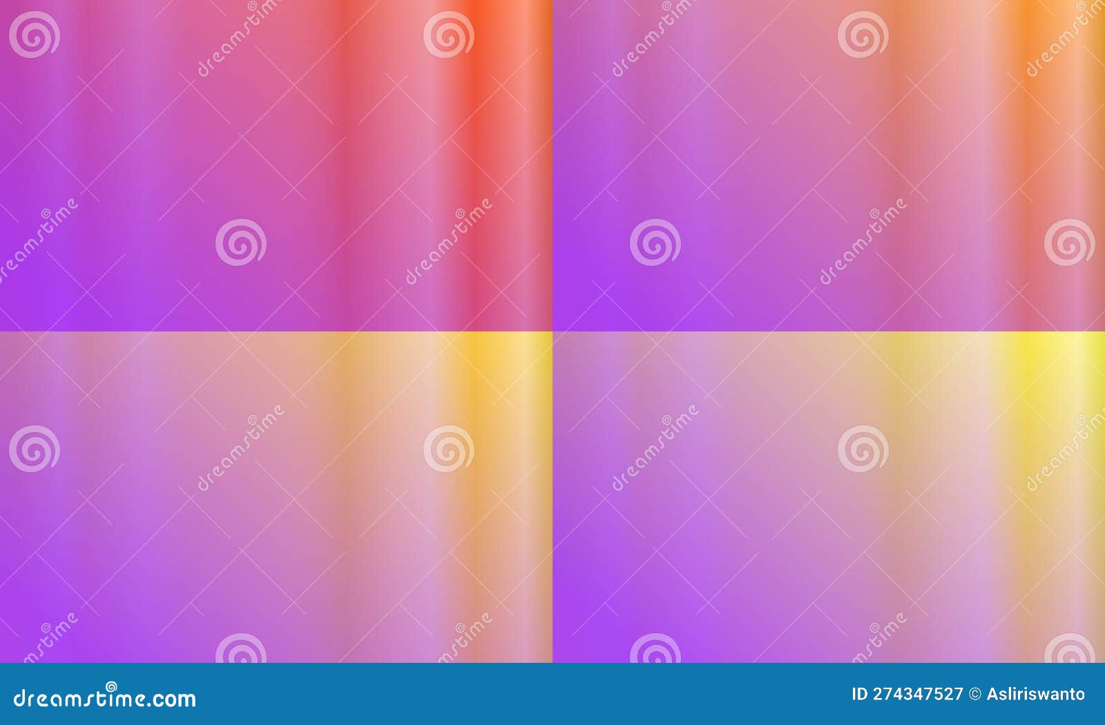 Set of Orange, Yellow and Purple Gradient Abstract Background. Simple ...