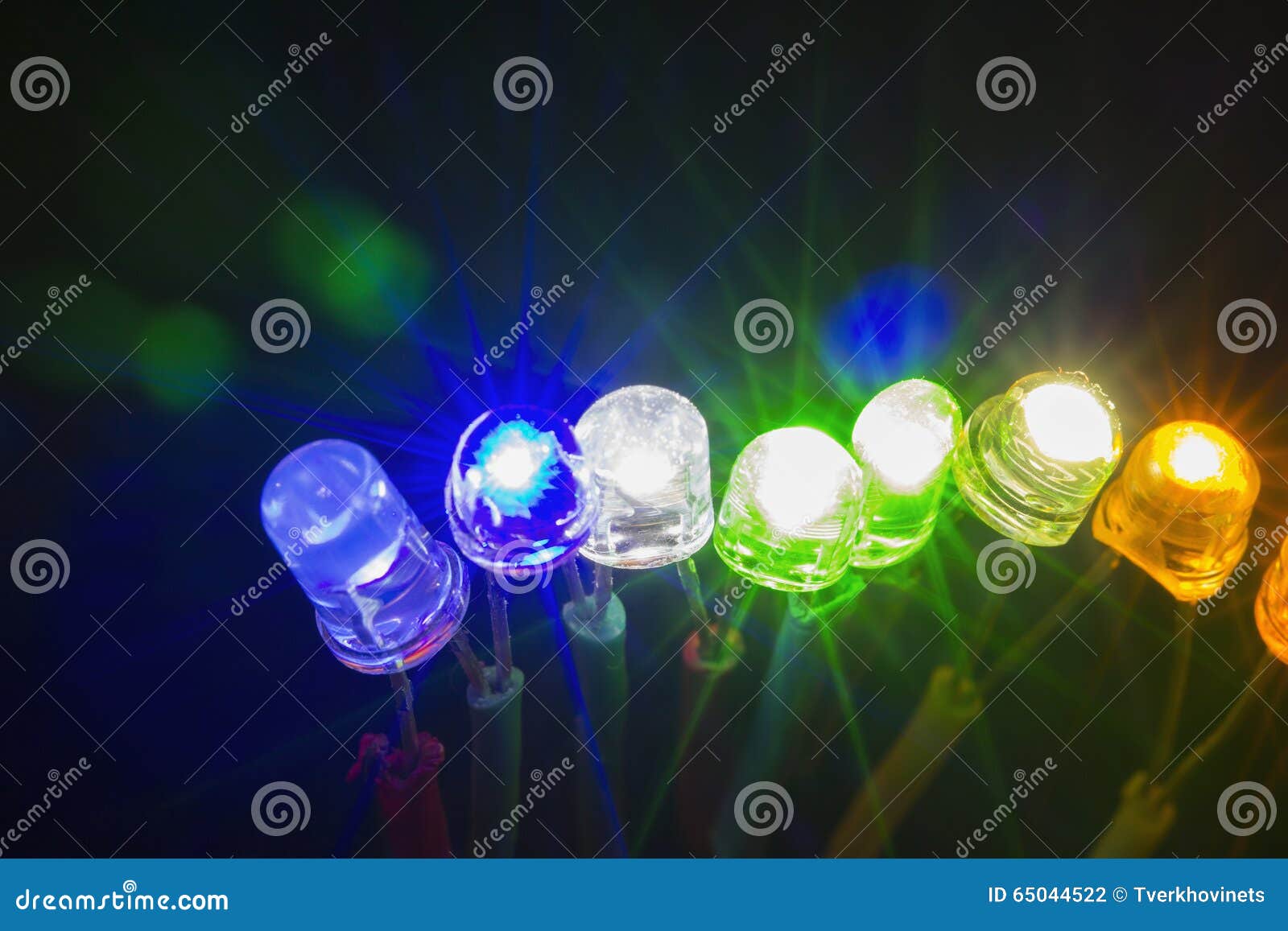 Shining led lights stock photo. Image of electricity - 65044522