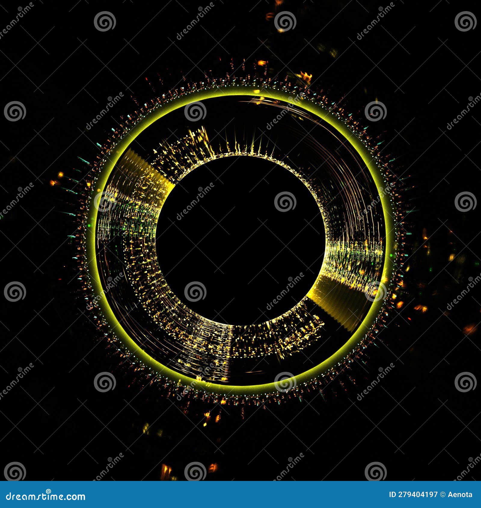 Shining Lenses of Objective, Adjustment Control - Fractal Art Stock ...