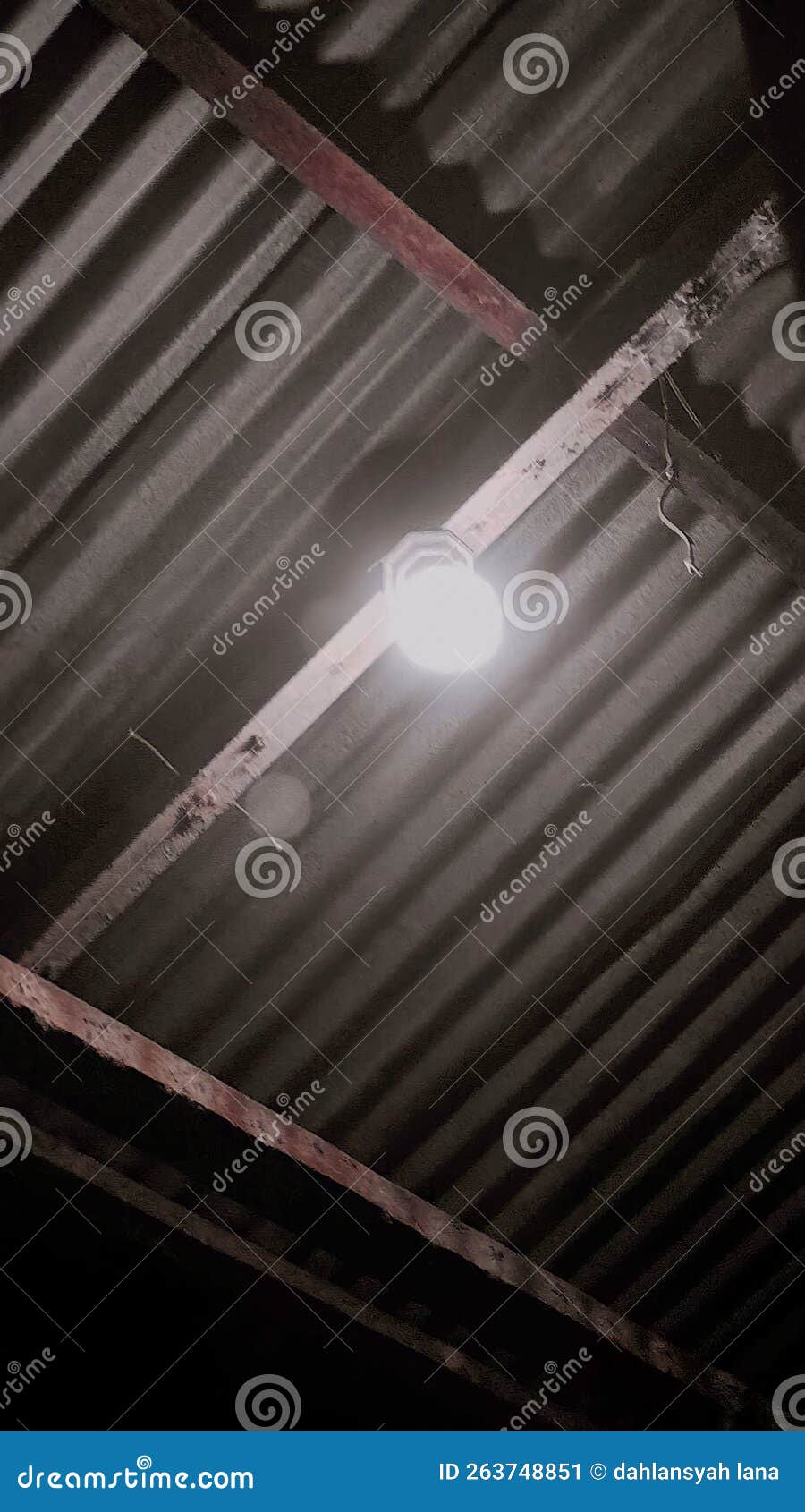 Shining Light in the Dark Silent Night Stock Image - Image of night ...