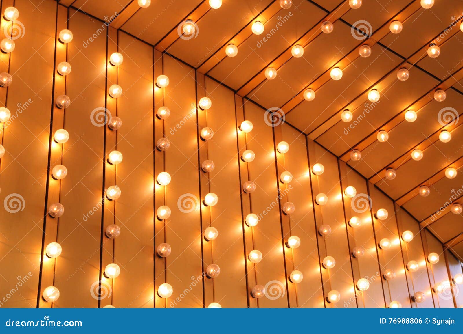 Shining lights stock photo. Image of casino, bulb, theater - 76988806