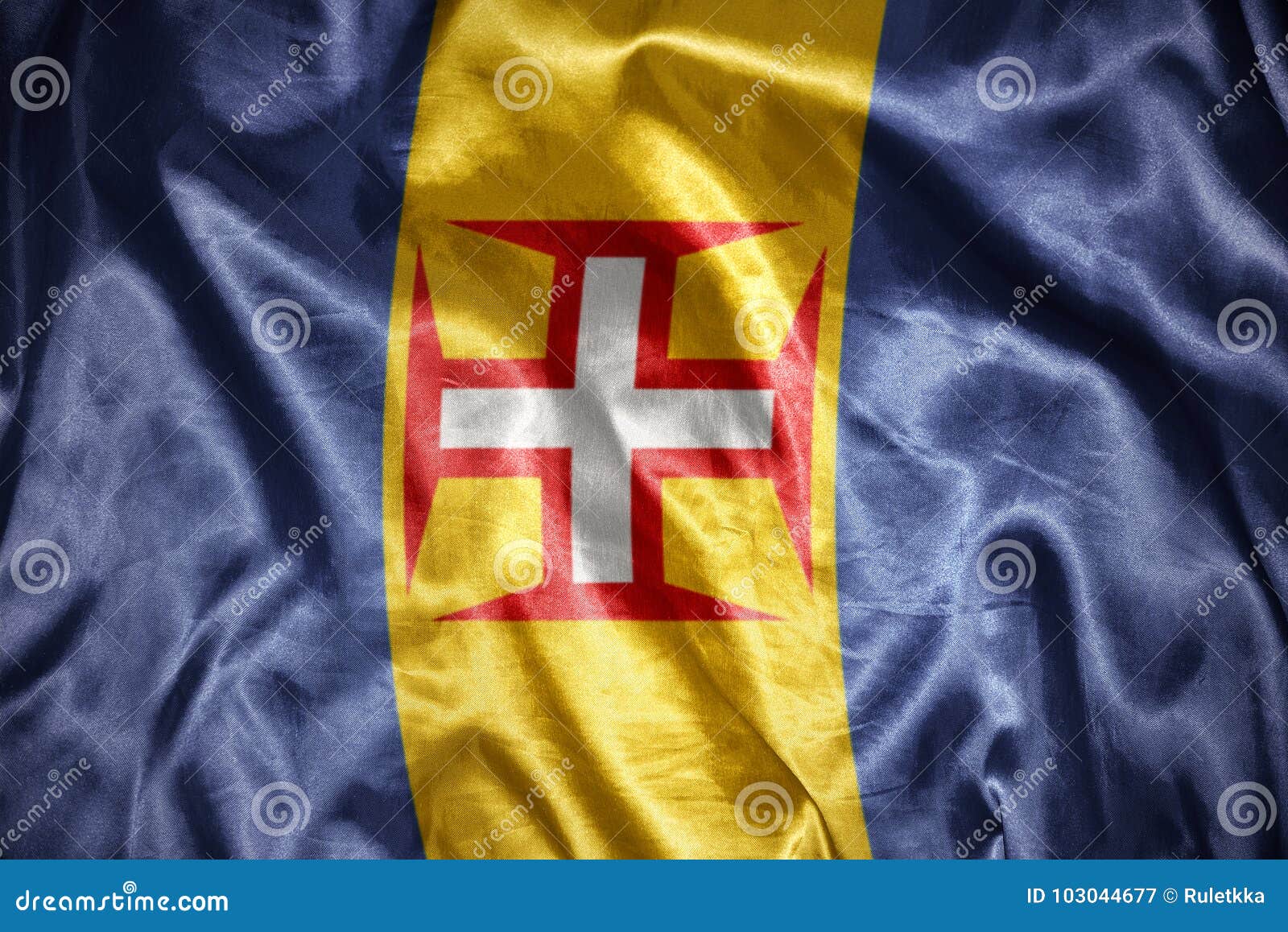 Shining madeira flag stock illustration. Illustration of glory - 103044677