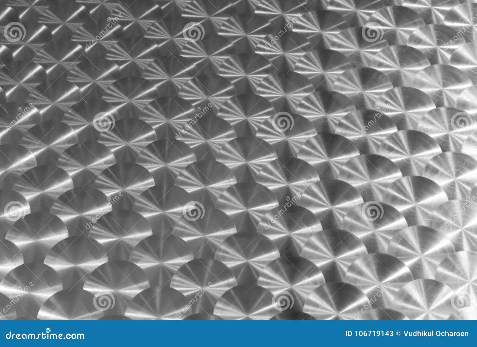 Shining Metallic Texture with Circular Reflections Stock Image - Image ...