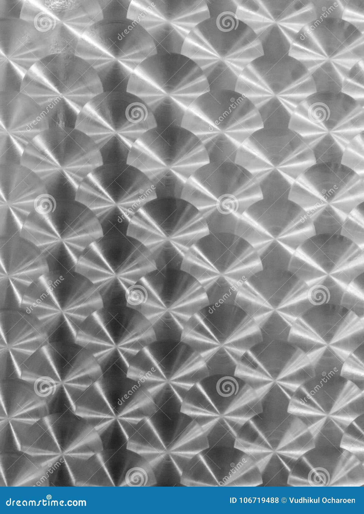 Shining Metallic Texture with Circular Reflections Stock Photo - Image ...