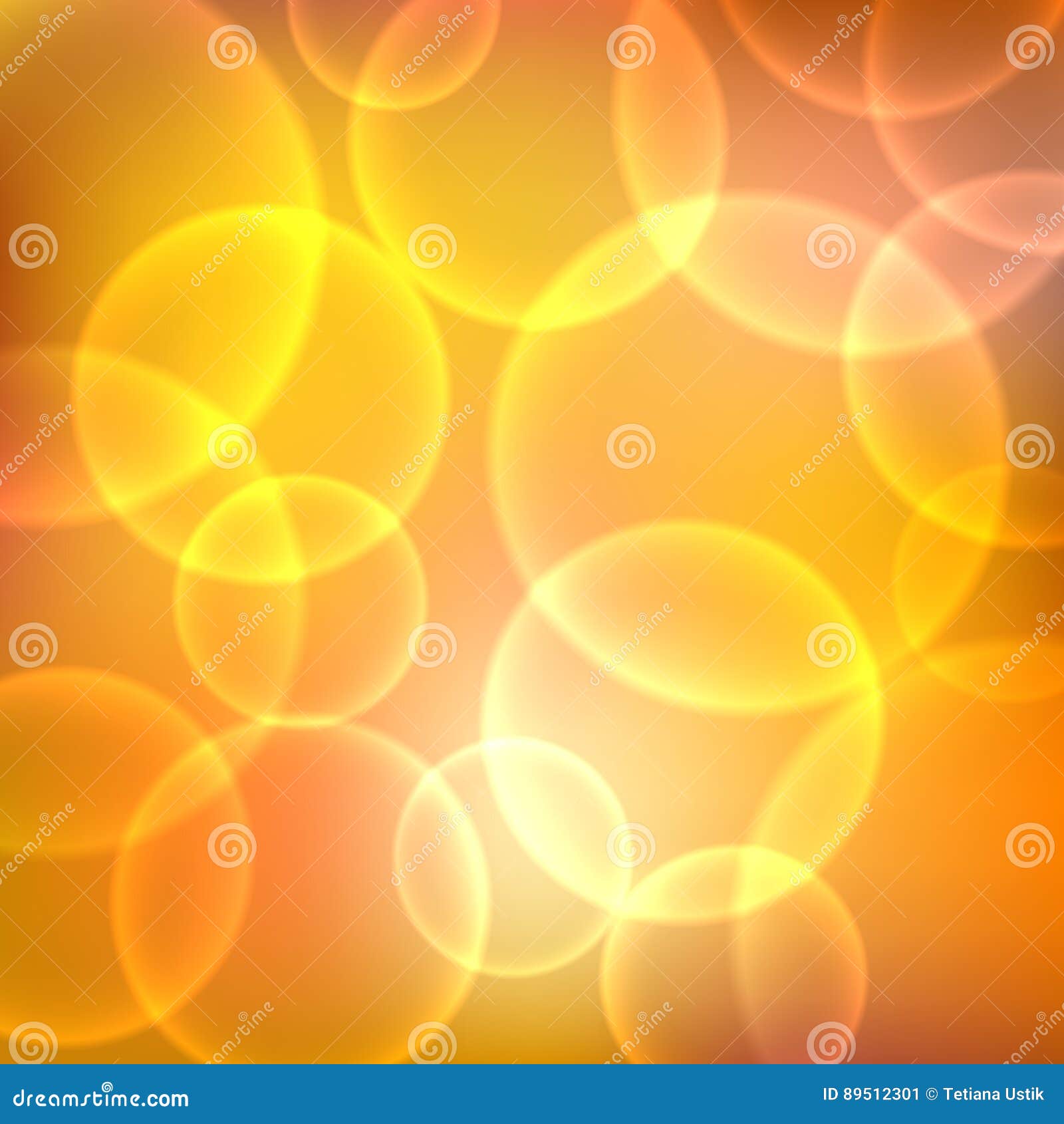 Shining Orange Background with Light Effects Stock Vector ...