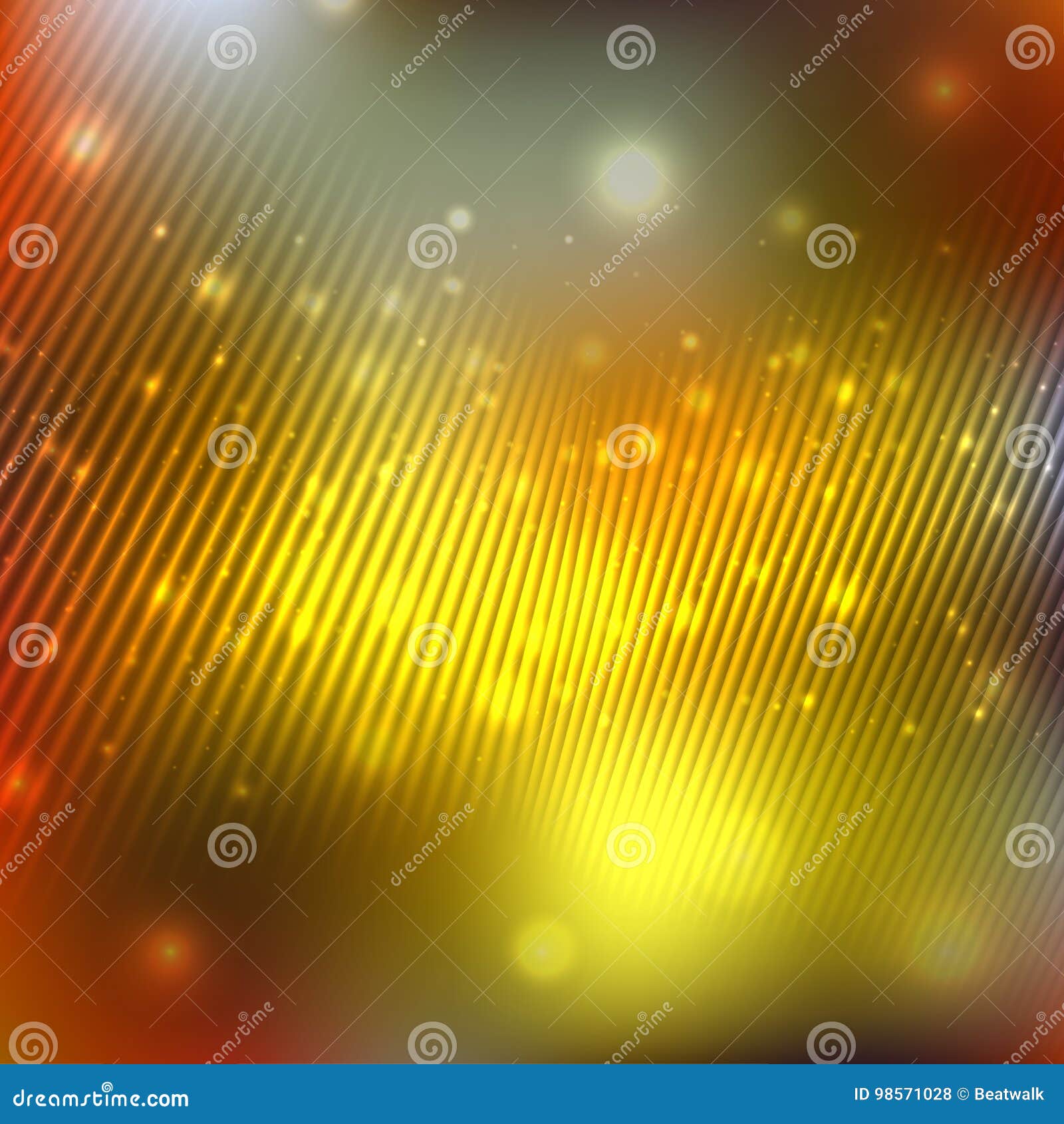 Shining with Particles on Blurred Background Stock Vector ...