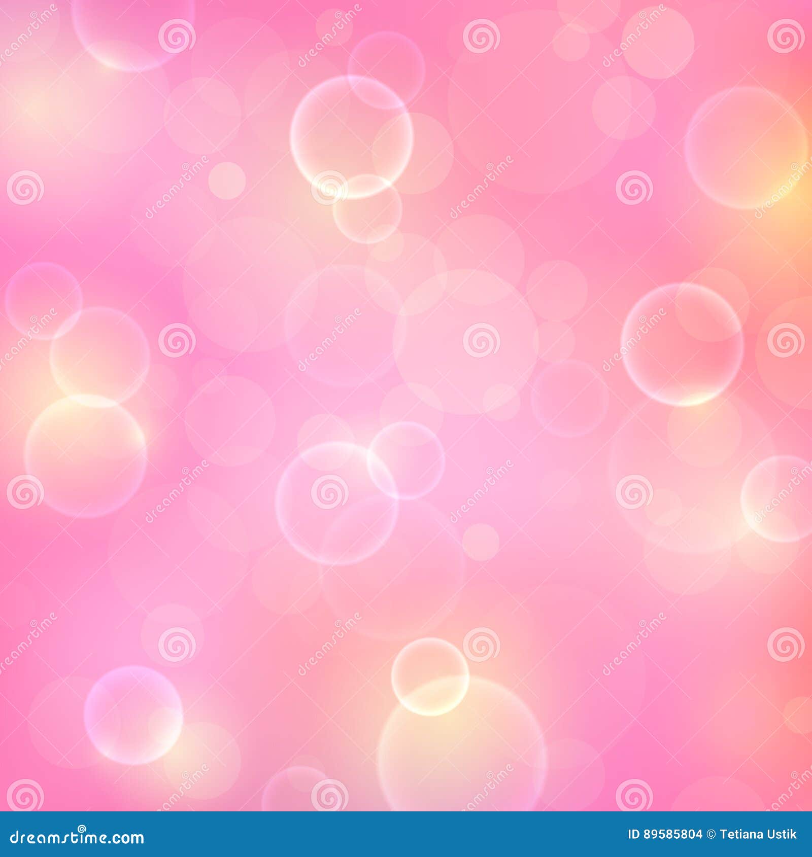 Shining Pink Background with Light Effects. Magic Defocused Glitter ...