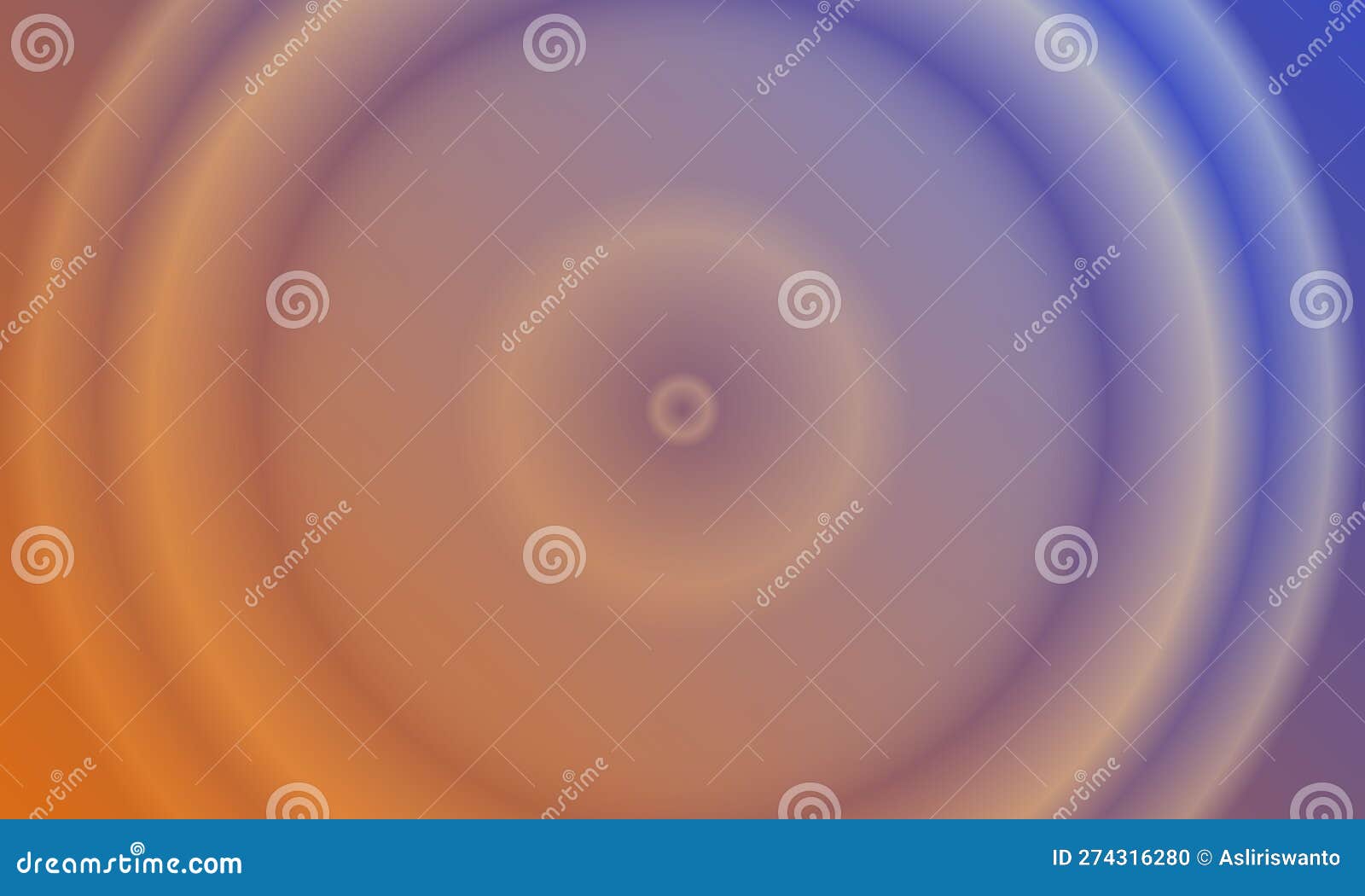 Blue and Orange Radial Gradient Background with Circles Texture. Simple ...
