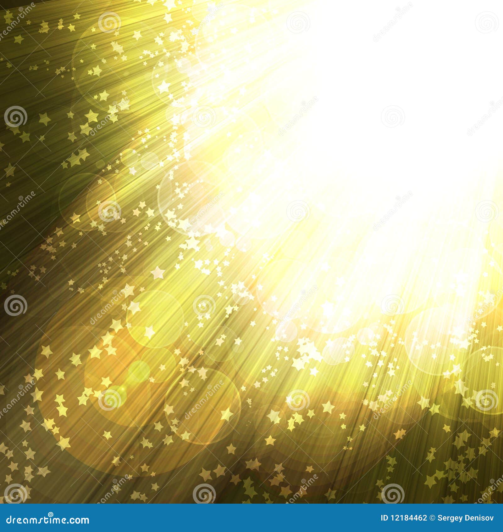 Shining rays and stars stock illustration. Illustration of light - 12184462
