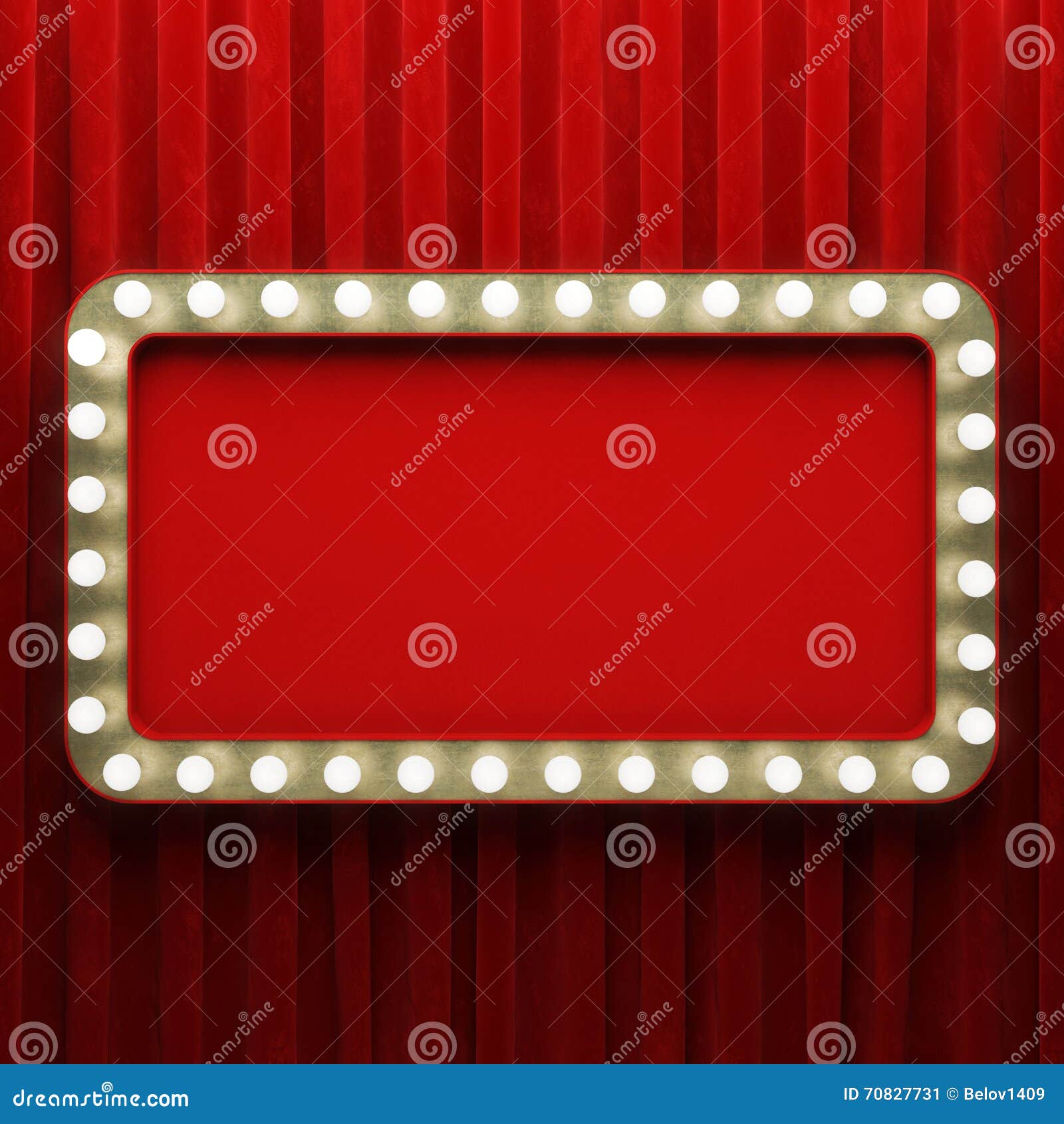 Shining Retro Rectangle Banner Stock Illustration - Illustration of ...