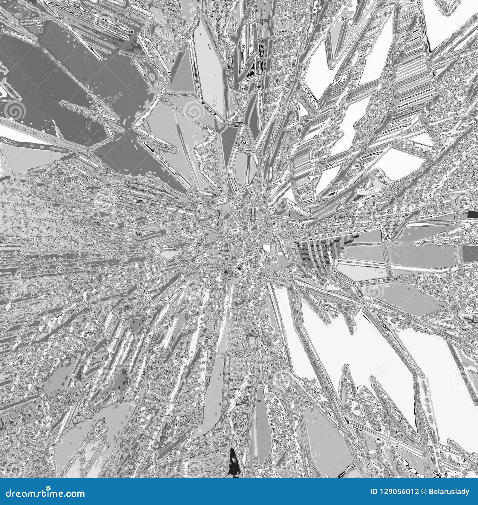 Shining Silver Explosion Glass Pattern Stock Illustration ...